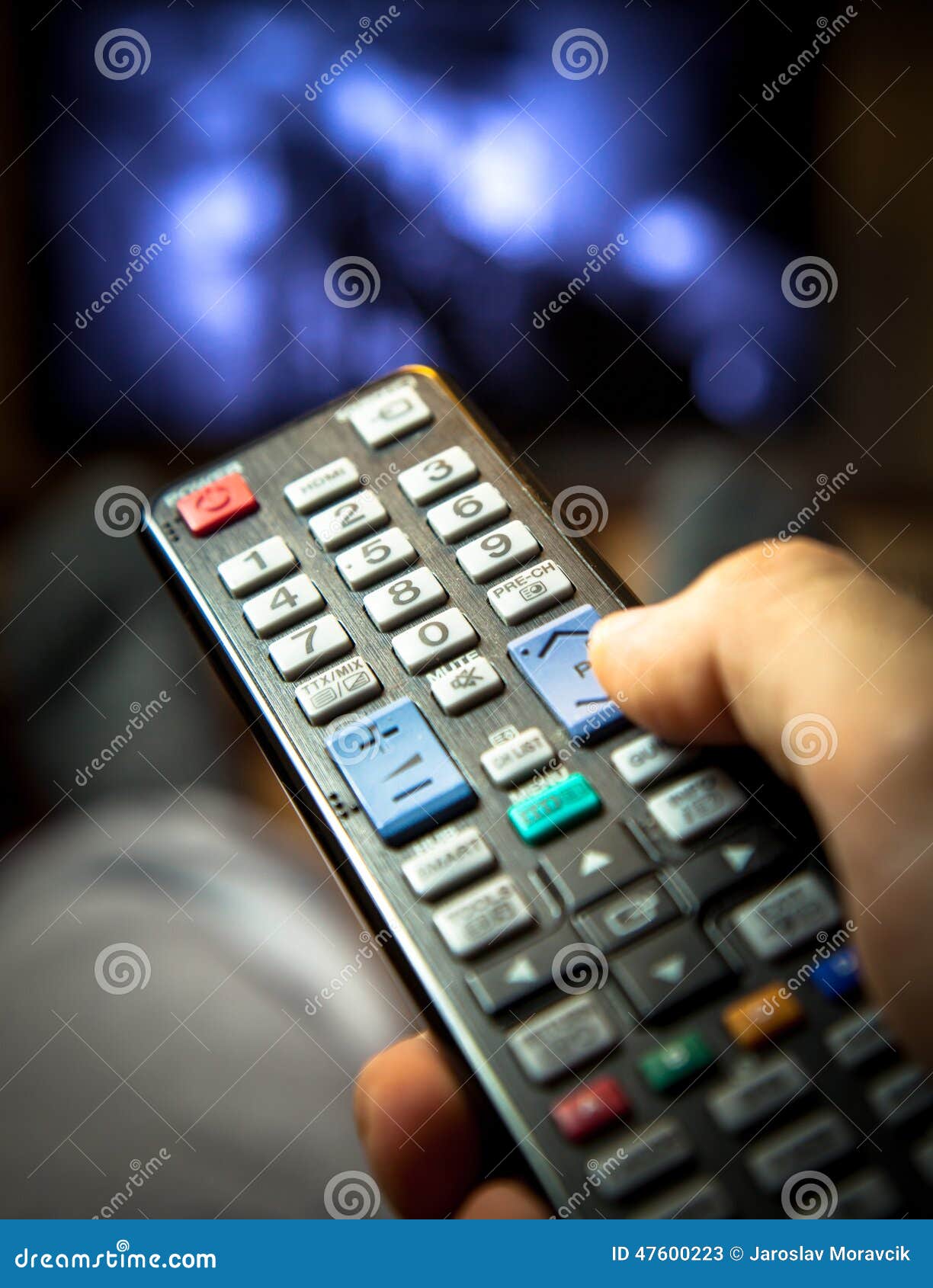 Switching TV channels stock image. Image of electronics - 47600223