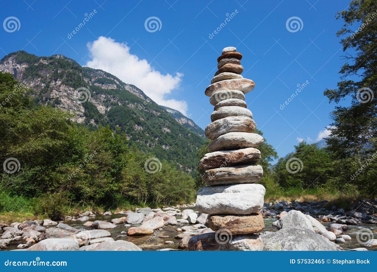 Switzerland, Cairn, Stack of Rocks Stock Image - Image of cairn ...