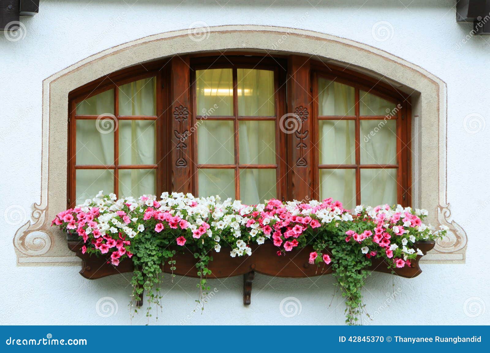 Chalet Window Stock Image | CartoonDealer.com #170178721