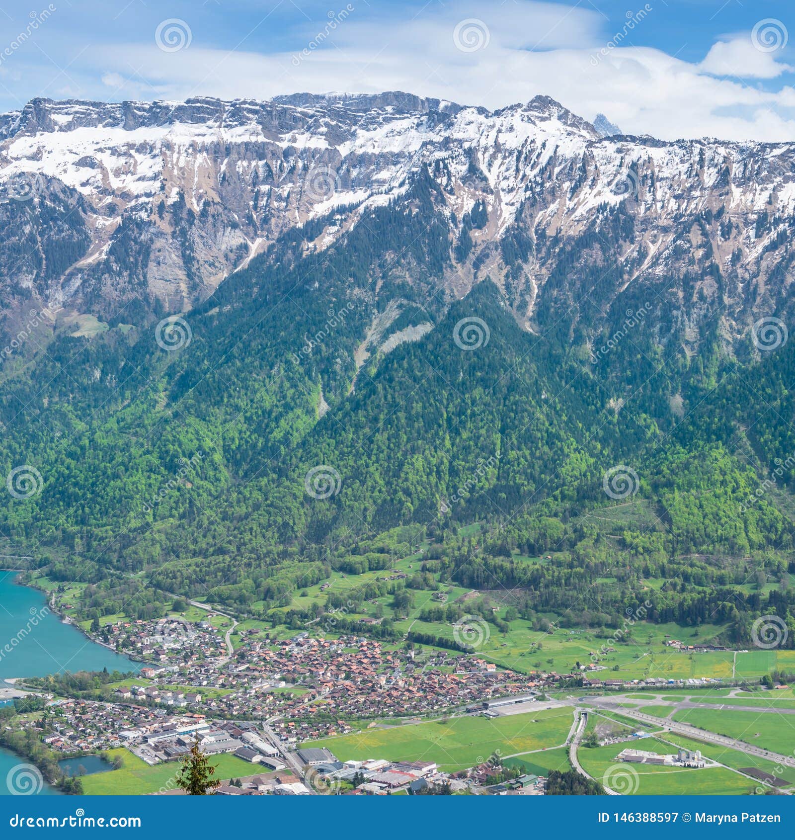Switzerland. Interlaken stock image. Image of beautiful - 146388597