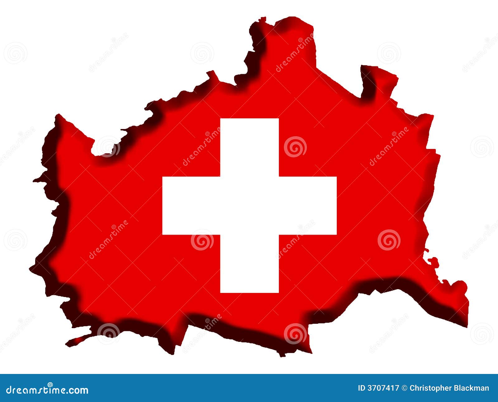 Switzerland Map stock illustration. Illustration of flag - 3707417