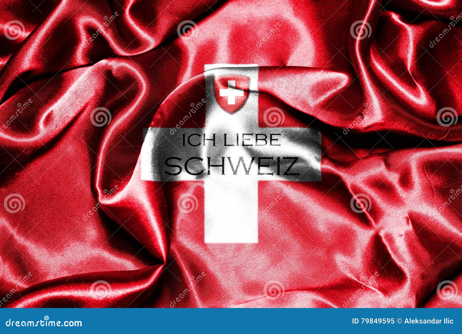 Switzerland National Flag stock illustration. Illustration of abstract ...