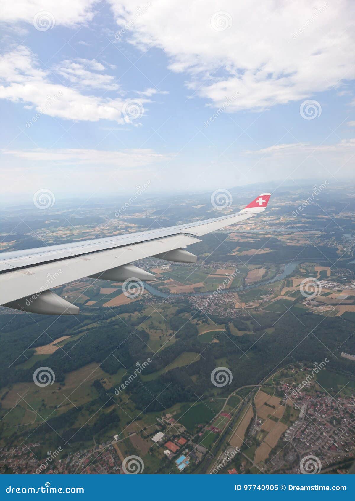 Switzerland editorial image. Image of nature, plane, switzerland - 97740905