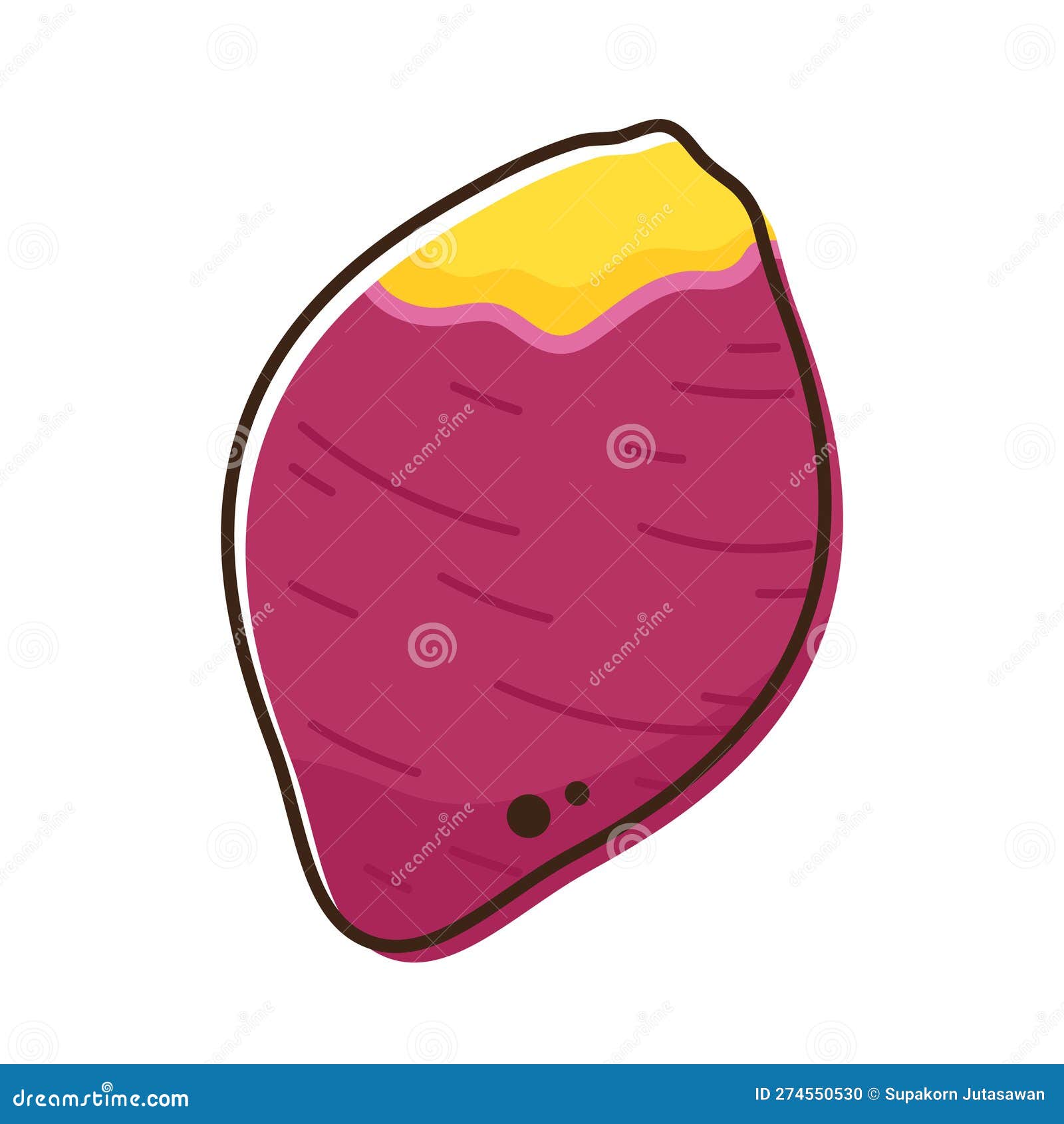 Roasted Sweet Potato. Roasted Sweet Potato Logo Design Stock Vector ...