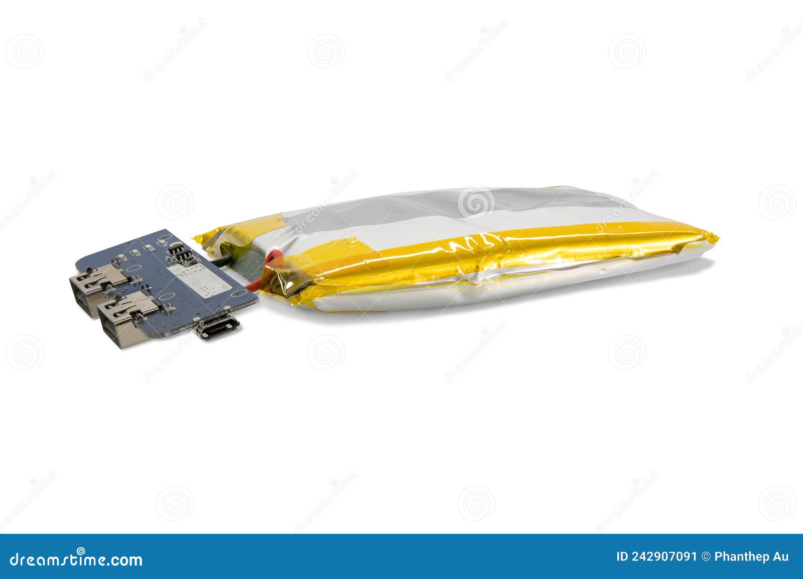 Unsafe Swollen Lithium Polymer Batteries Stock Image | CartoonDealer ...