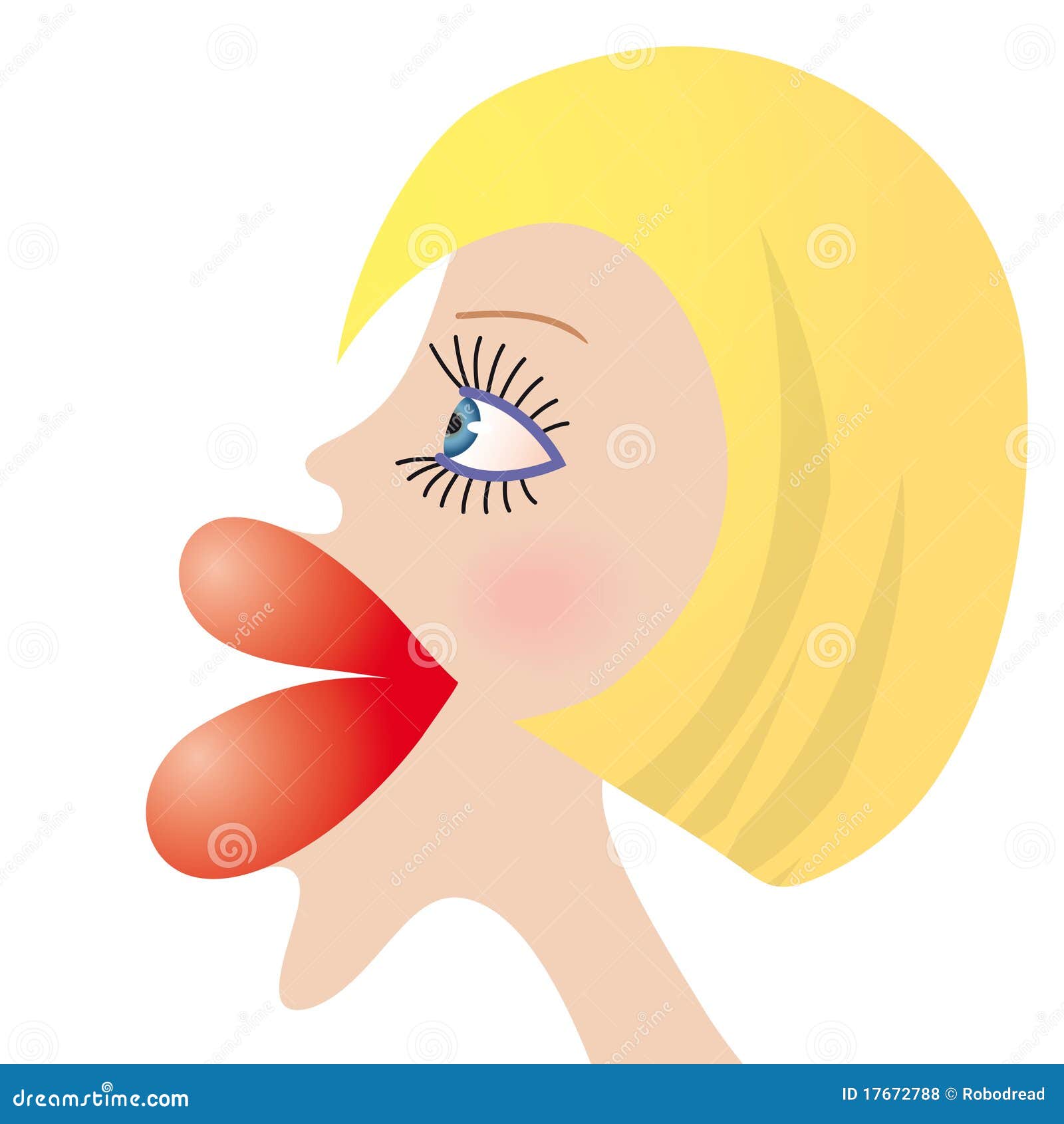 Swollen Lips Cartoon Images at Stella Prell blog