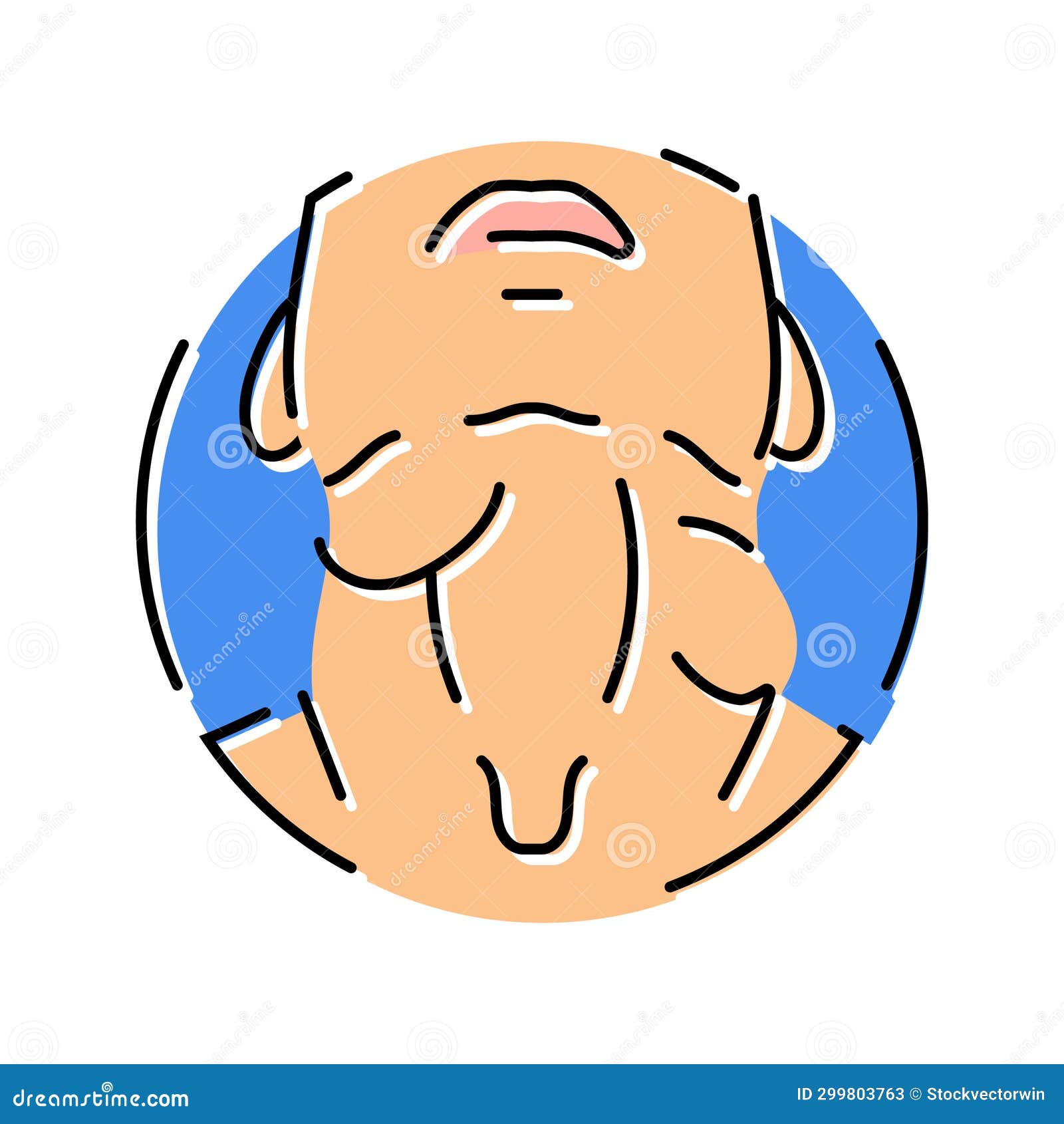 Swollen Lymph Nodes RGB Color Icon Cartoon Vector | CartoonDealer.com ... Swollen Lymph Nodes RGB Color Icon Cartoon Vector | CartoonDealer.com ...