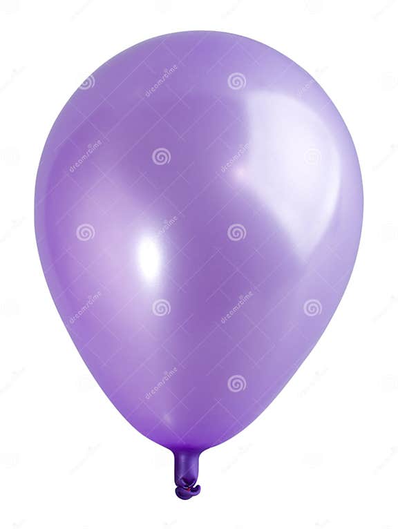Swollen violet balloon stock photo. Image of balloon, celebration - 8444520