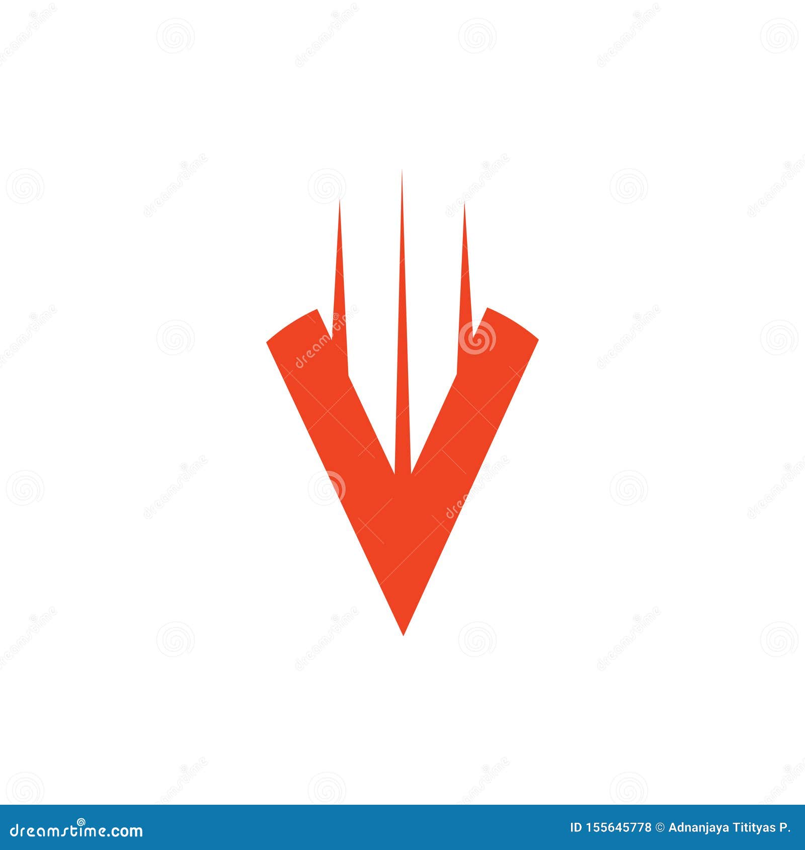 Swoosh Arrow Up Simple Logo Vector Stock Vector - Illustration of ...