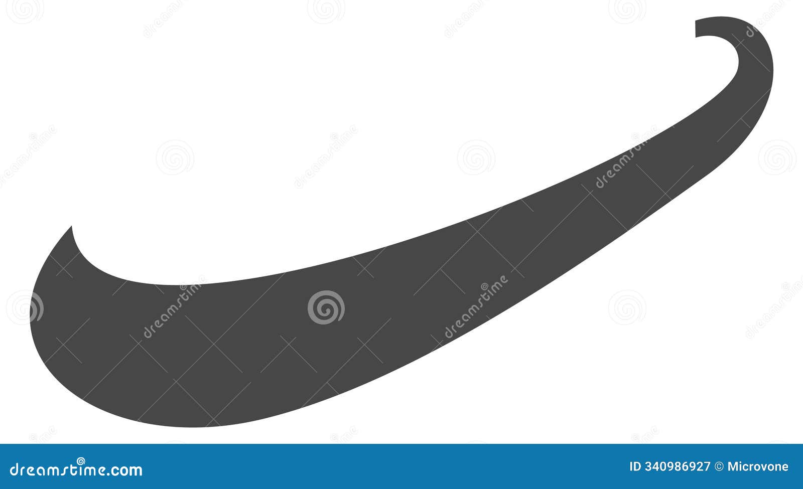 Text Tail Typography Elements On White Background. Flat Style ...