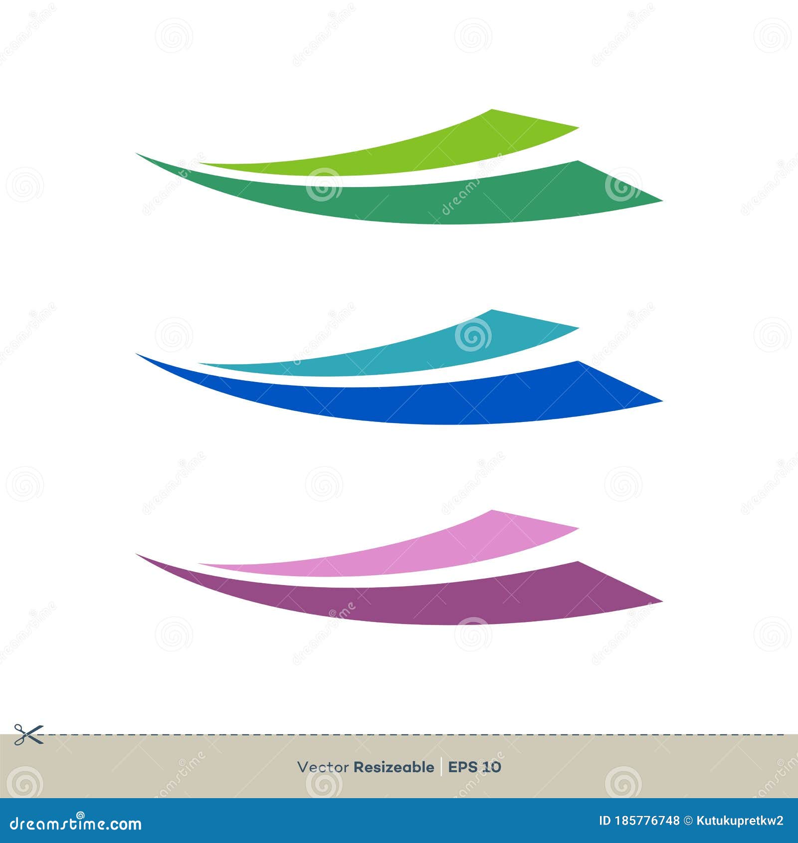 Swoosh Element Vector Logo Template Illustration Design. Vector EPS 10 ...