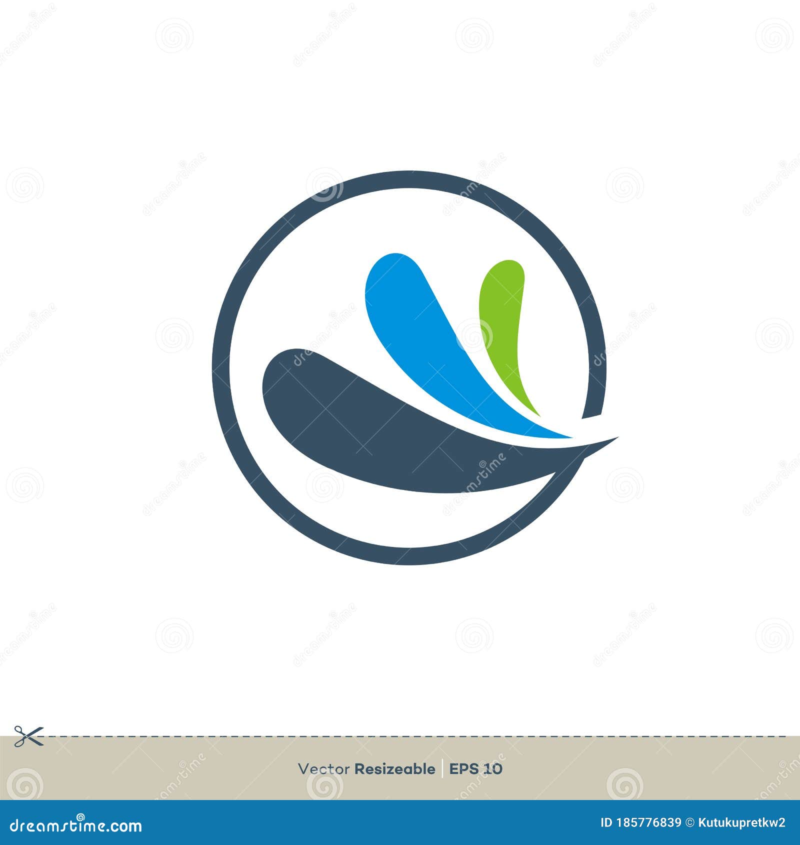 Swoosh Element Water Splash Vector Logo Template Illustration Design ...