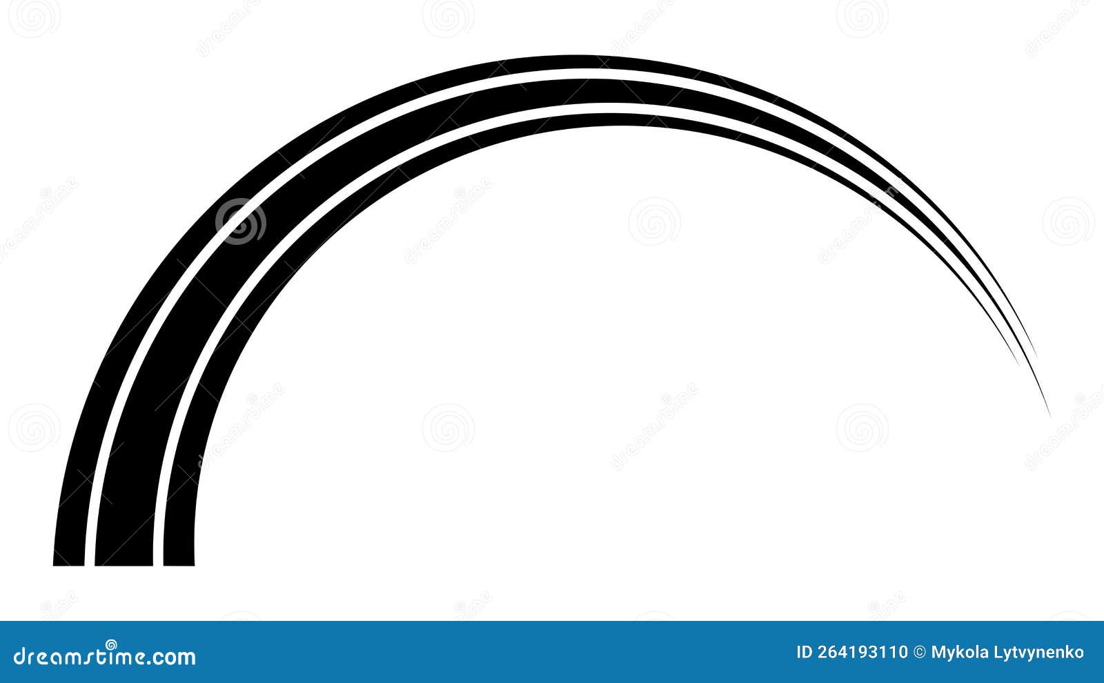 Swoosh Swish Logo, Circle Icon Dynamic Shape, Sporty Template Wave ...