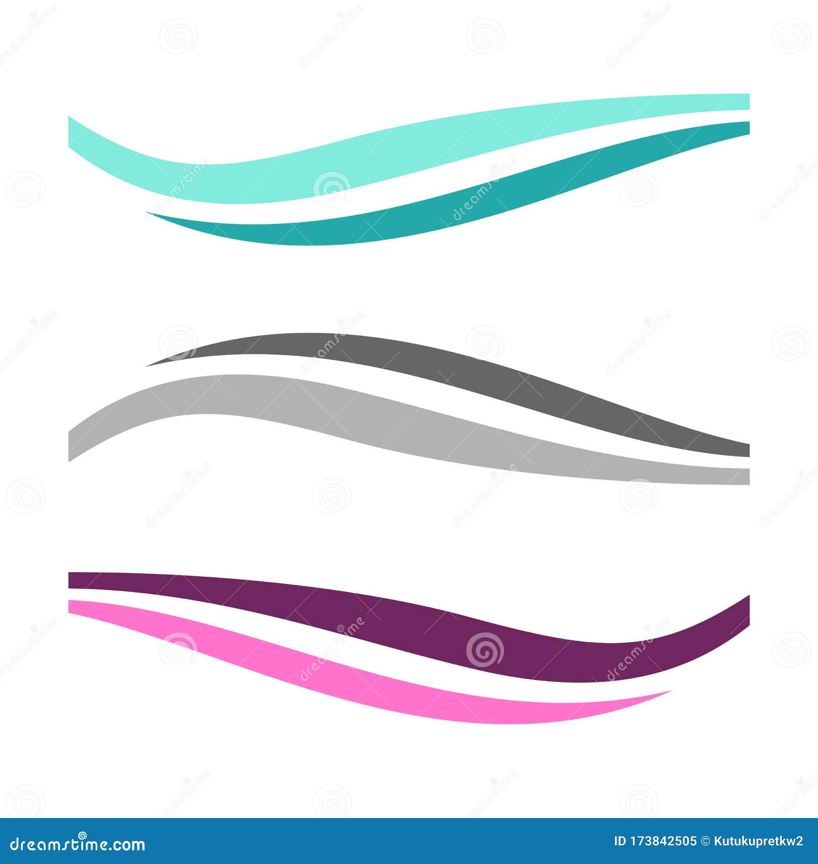 Swoosh Wave Vector Logo Template Illustration Design Illustration ...