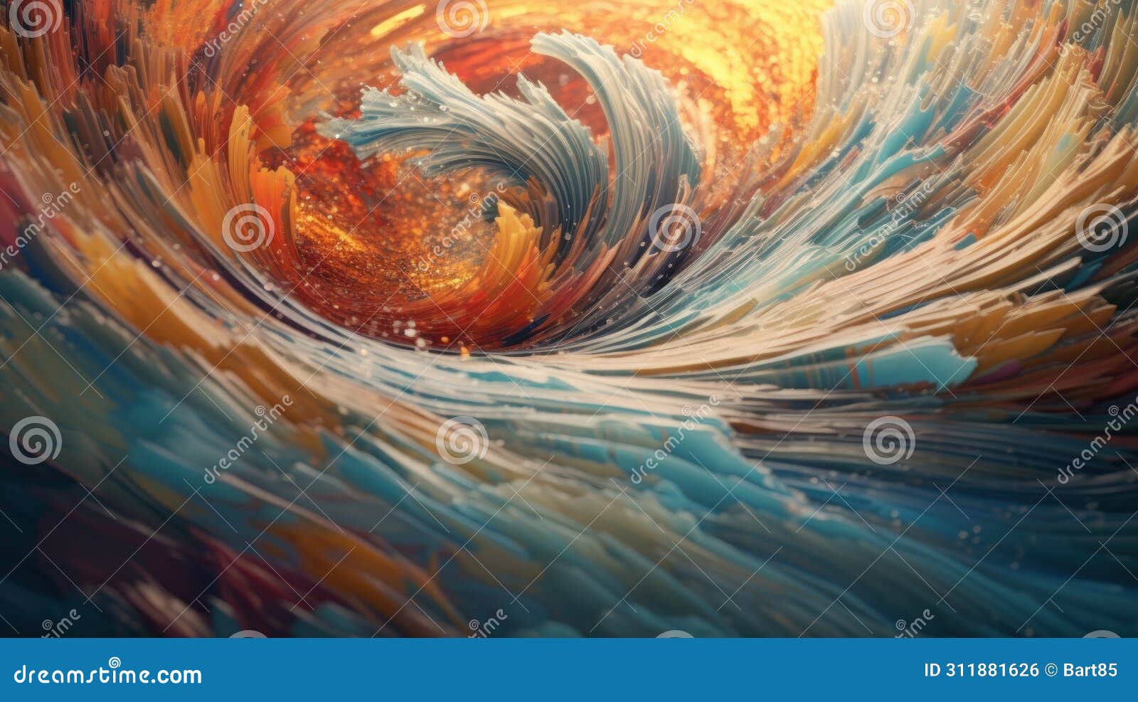 Swooshing Euphoria Dynamic Colors Spinning Like a Tsunami Wave ...