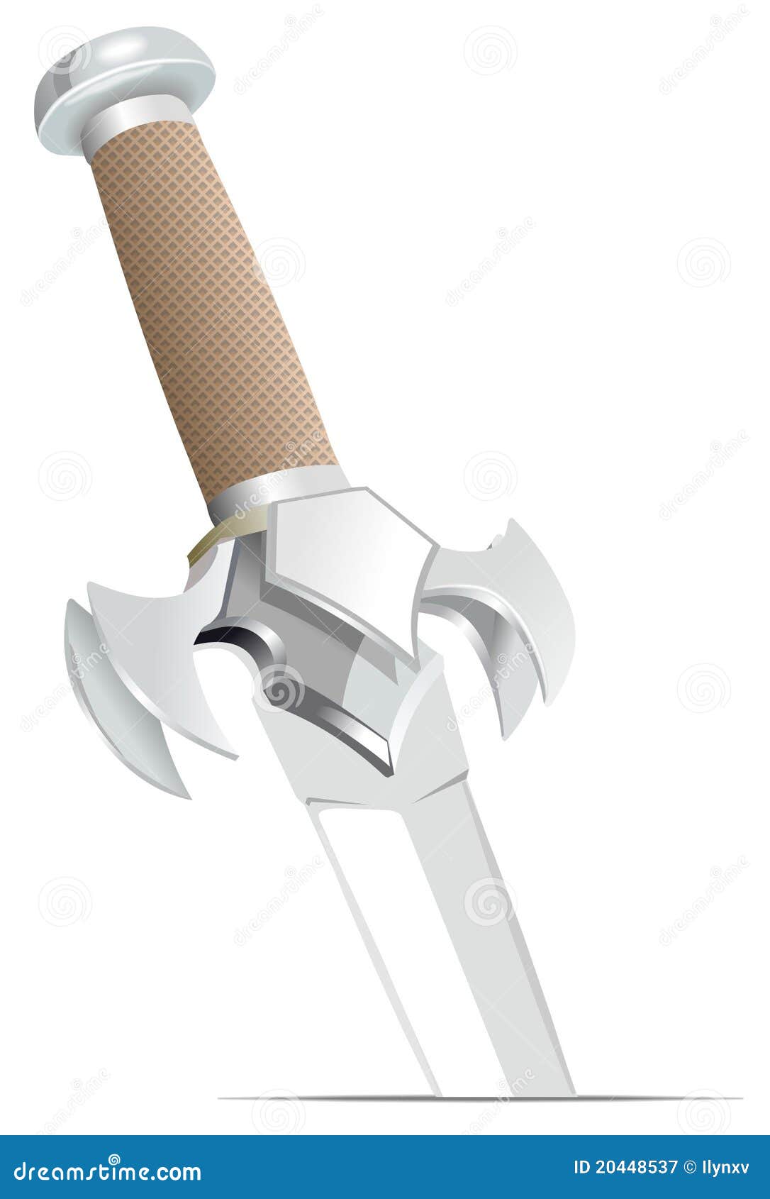 Sword stock vector. Illustration of fashioned, hilt, longsword - 20448537