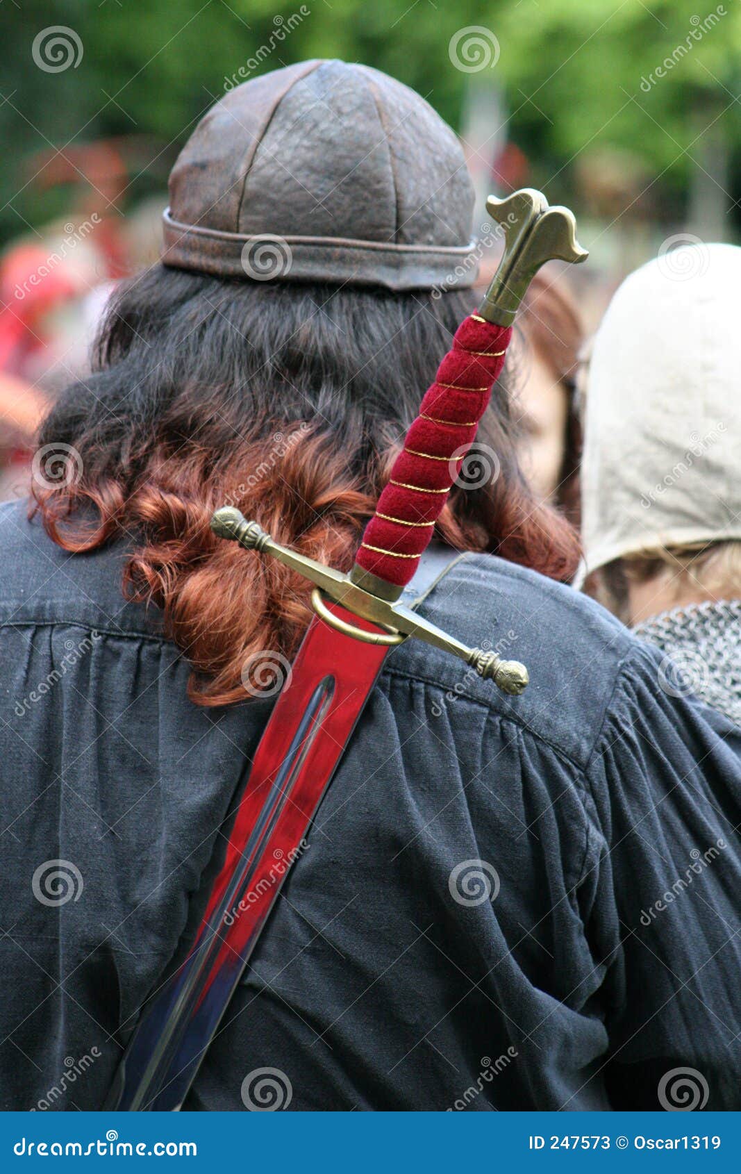 Sword on back stock image. Image of history, battle, medieval - 247573
