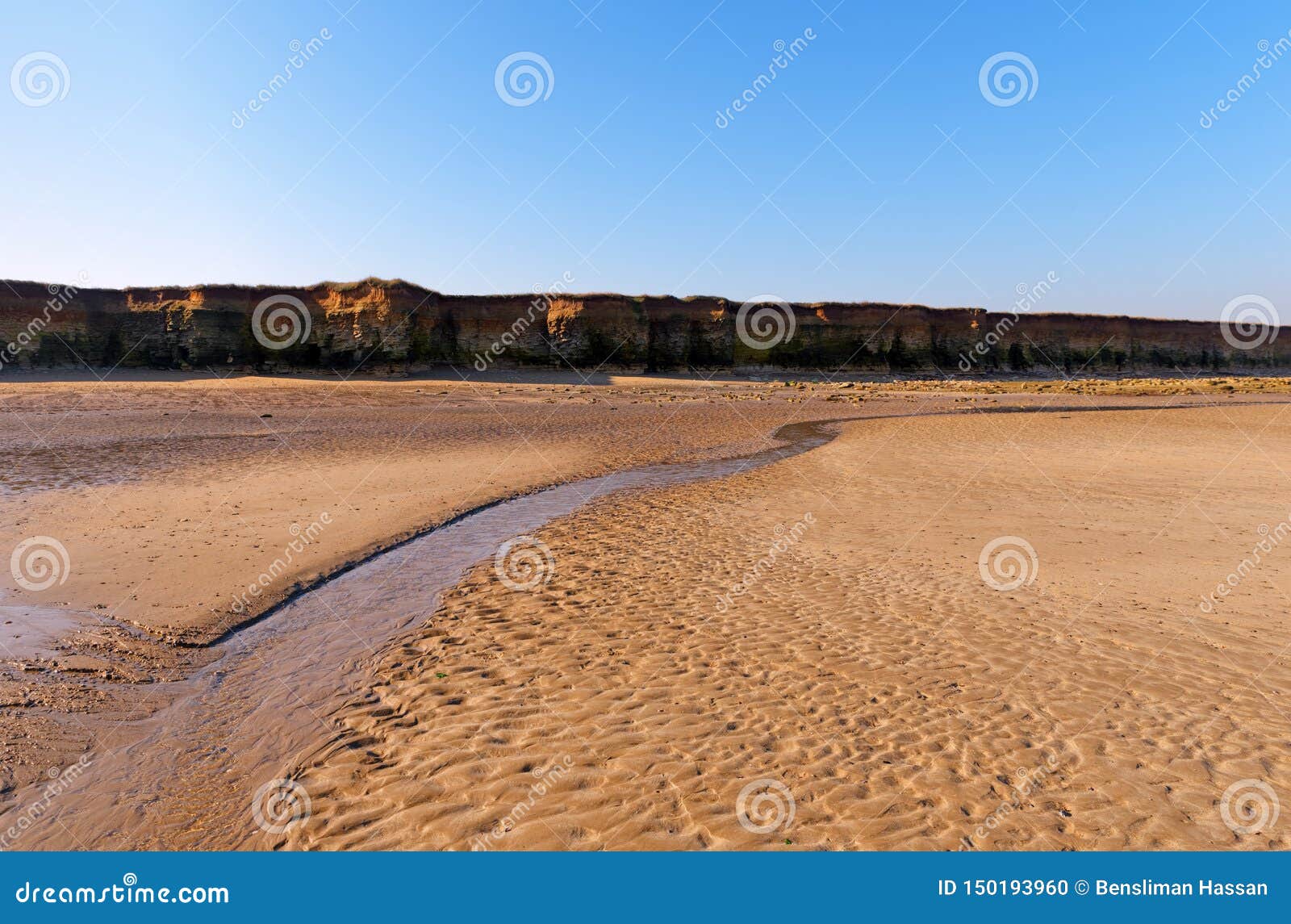 Sword Beach in Normandy Coast Stock Photo - Image of beach, sand: 150193960