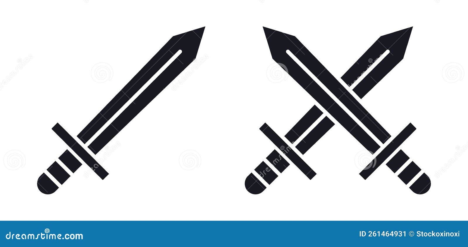 Sword Blade Weapon Vector Icon Stock Vector - Illustration of mediaeval ...