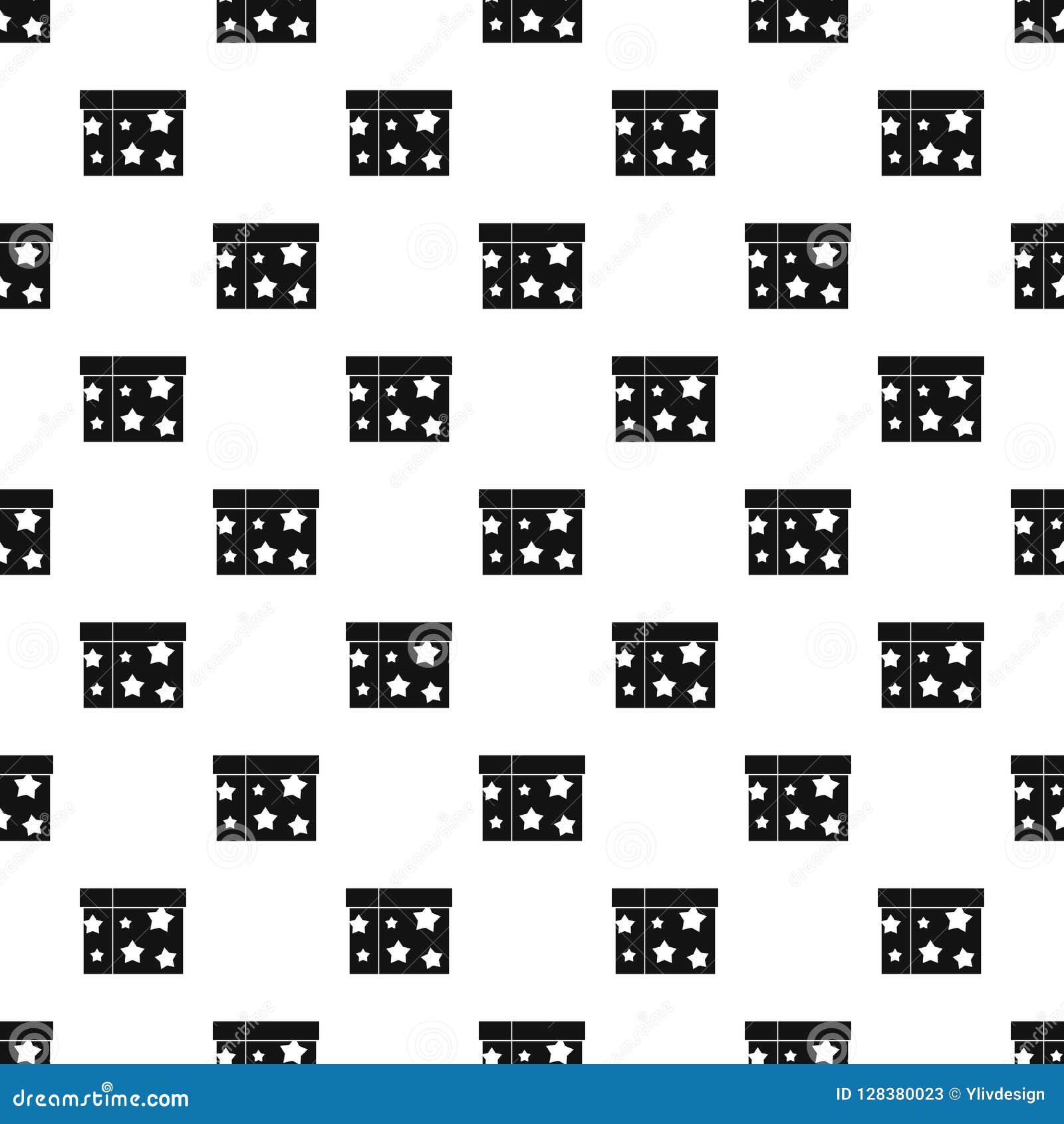 Sword Box Illusion Pattern, Simple Style Stock Illustration ...