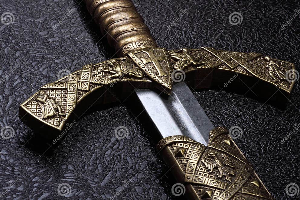 Sword with the Bronze Handle Stock Image - Image of blade, order: 21075015