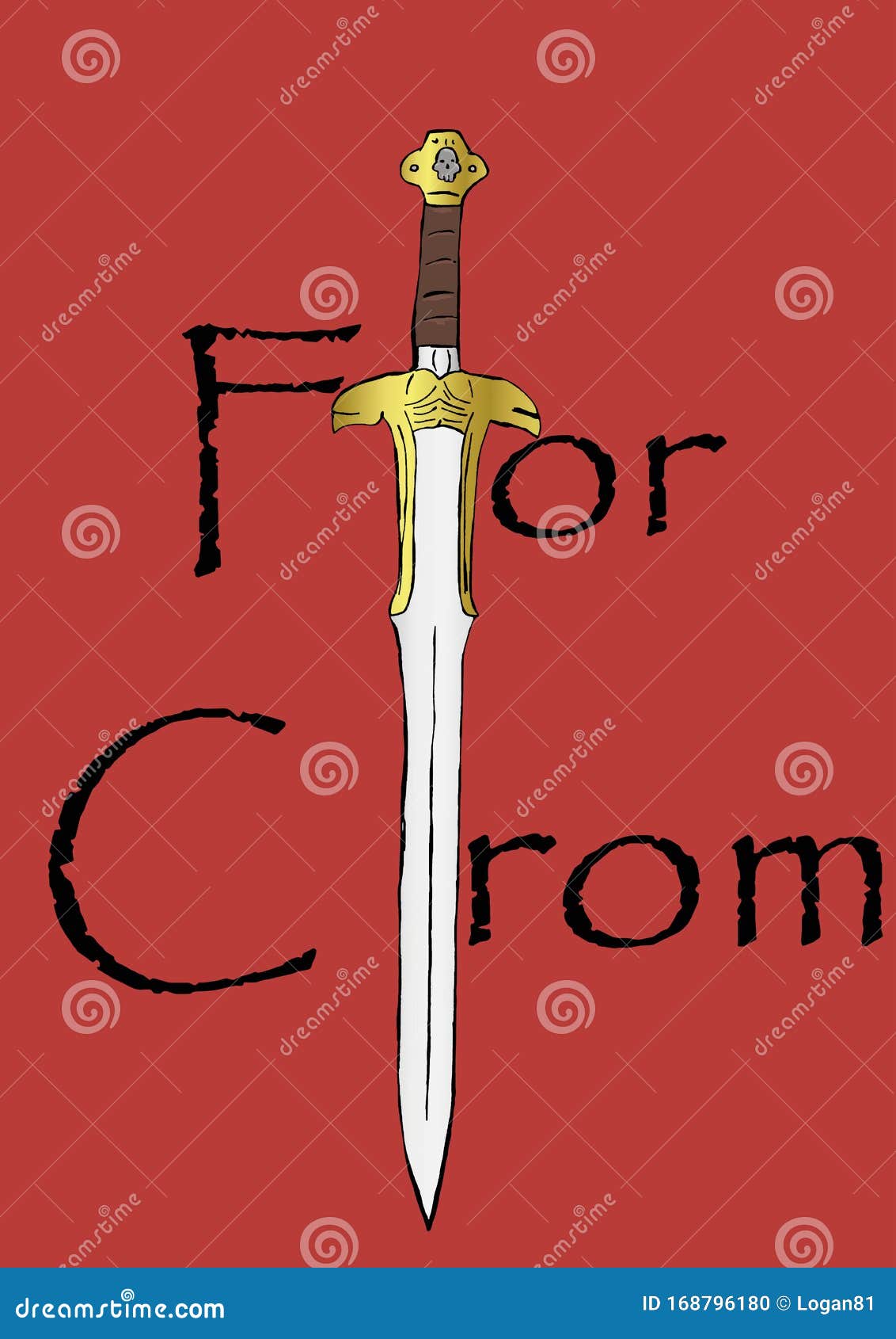 Conan Warrior Barbarian, Hand Drawn Illustration | CartoonDealer.com ...