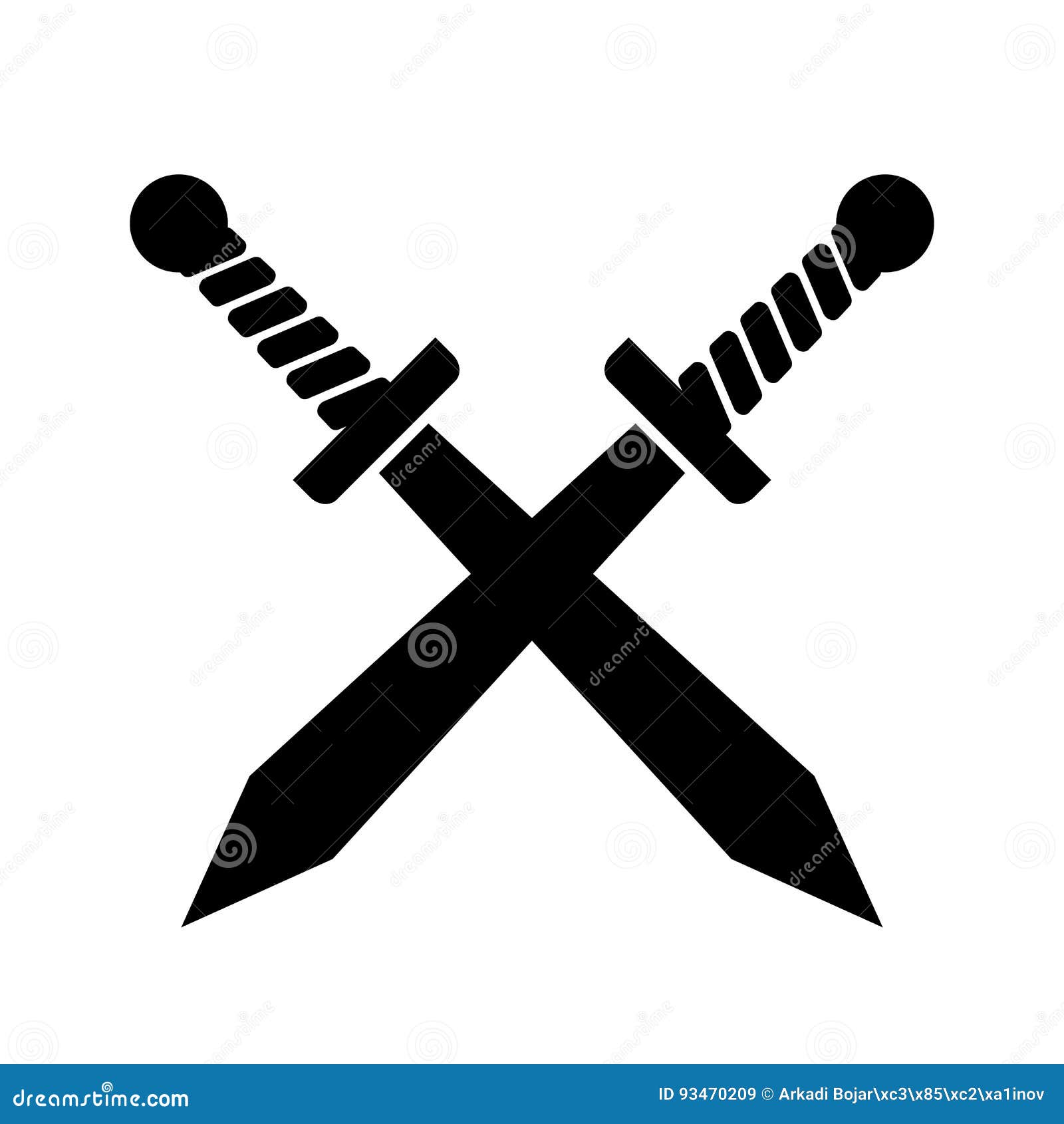 Sword Cross, Swords Royalty-Free Stock Photography | CartoonDealer.com ...