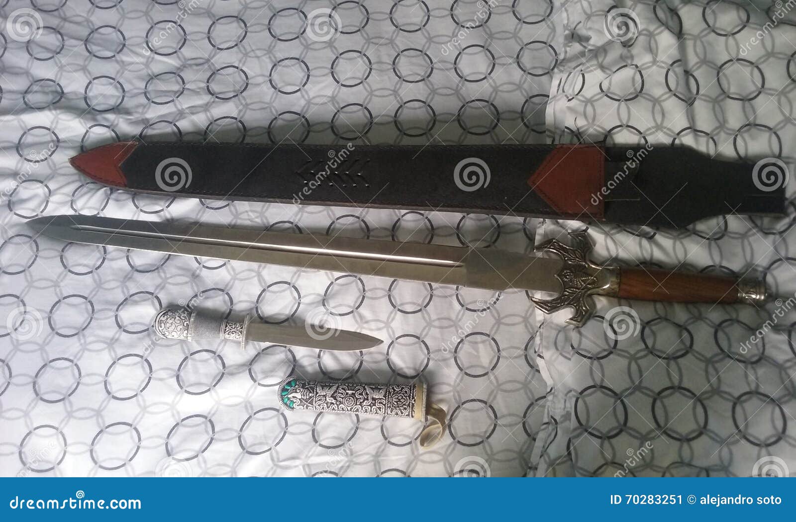 Sword and Dagger stock image. Image of metal, steel, sword - 70283251