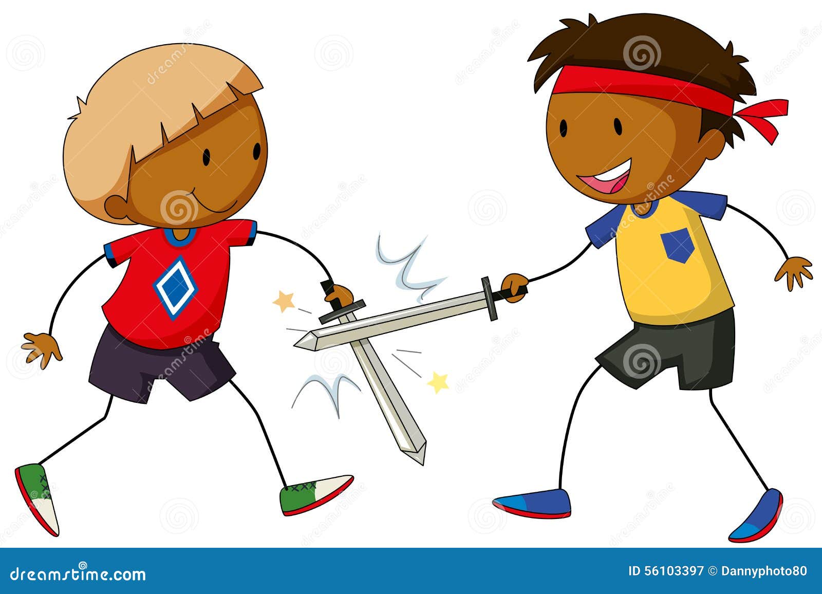 Sword Fight Cartoon
