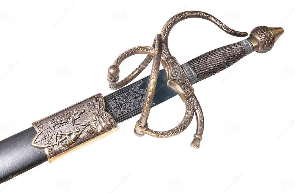 Sword stock image. Image of hilt, fight, history, isolated - 36620621