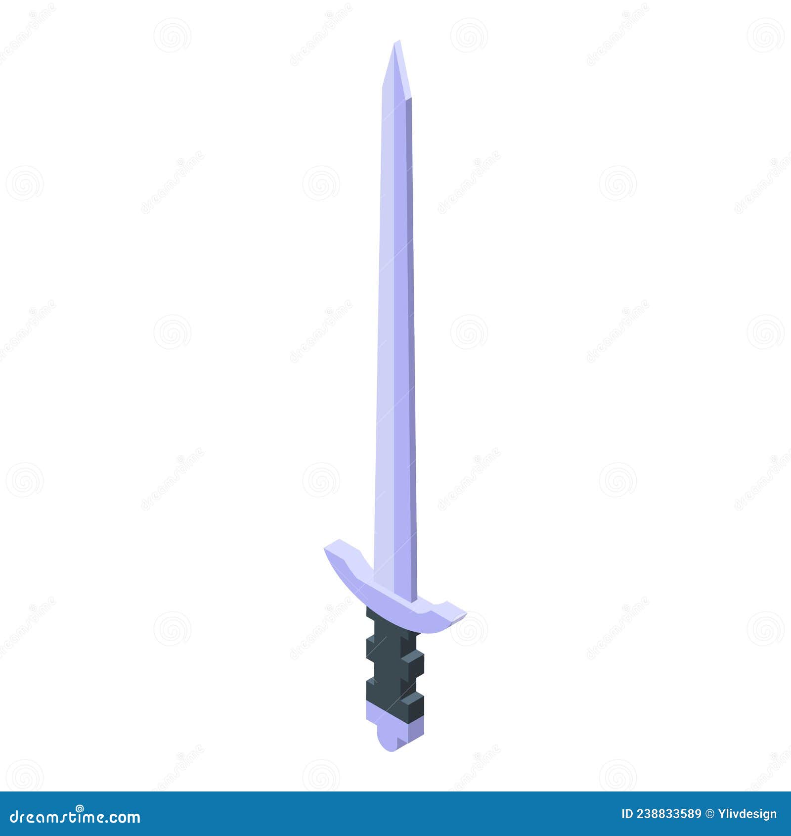 Sword Icon Isometric Vector. Medieval History Stock Vector ...