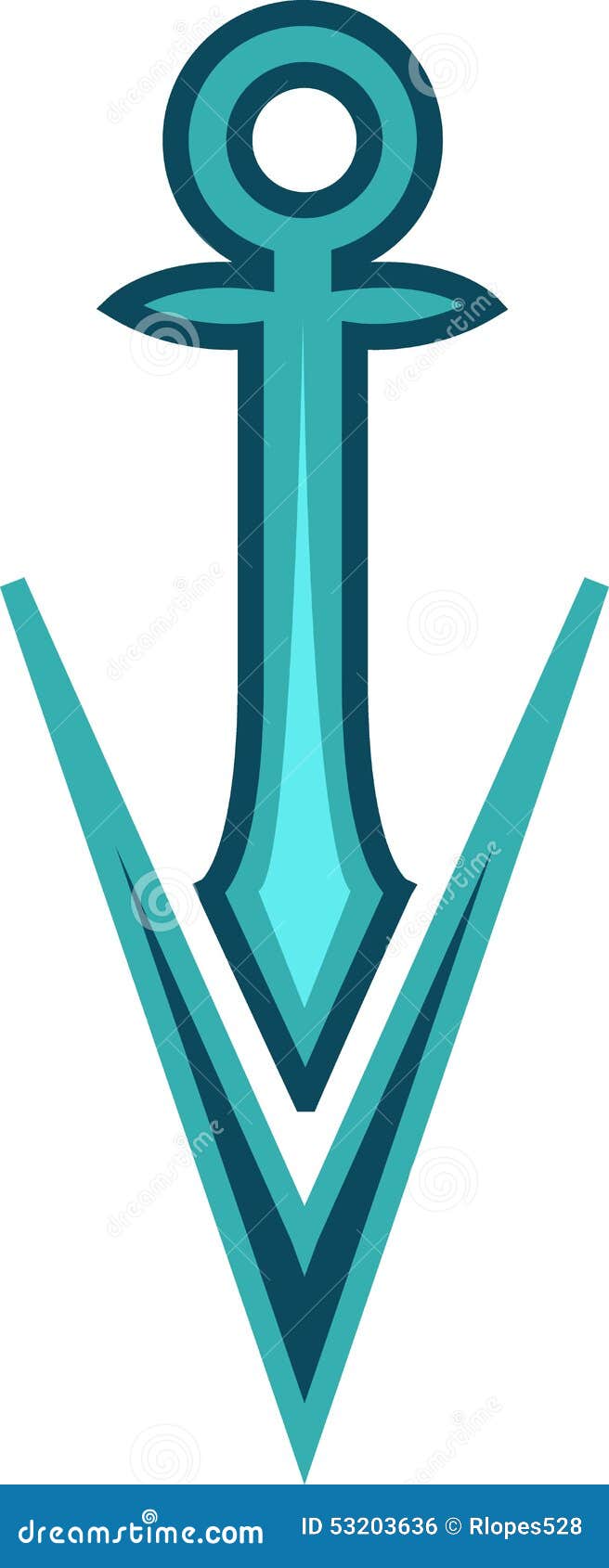 Sword Logo stock illustration. Illustration of battle - 53203636