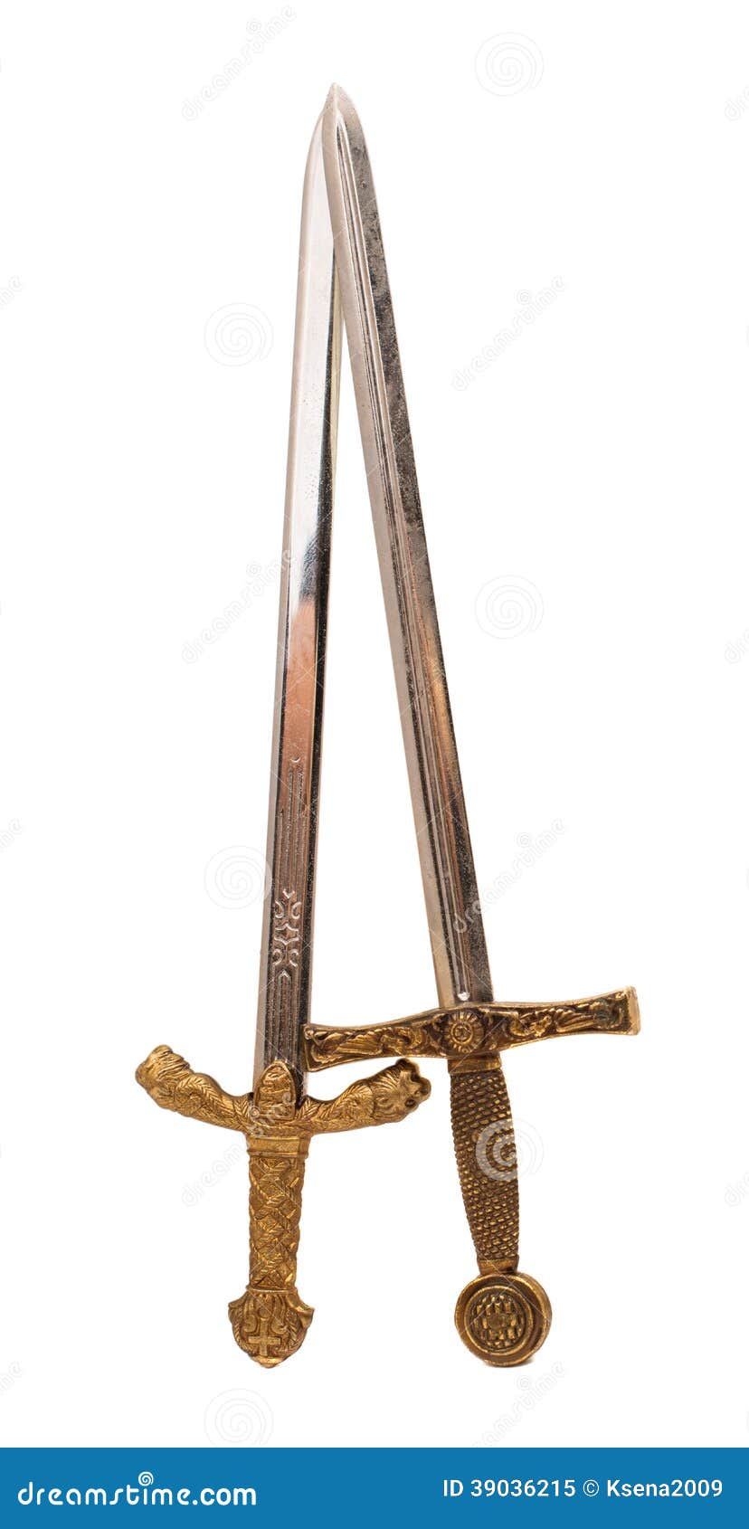 Sword isolated stock image. Image of metal, history, grip - 39036215
