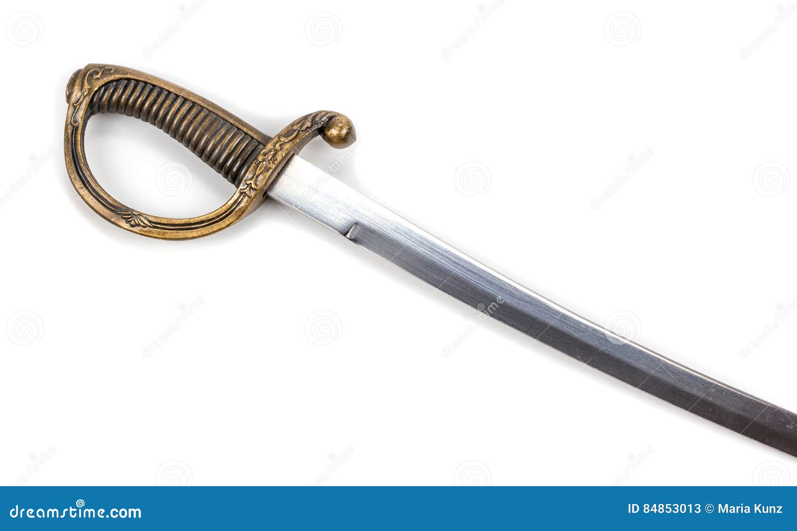 Sword Isolated on White Background! Stock Image - Image of blade ...