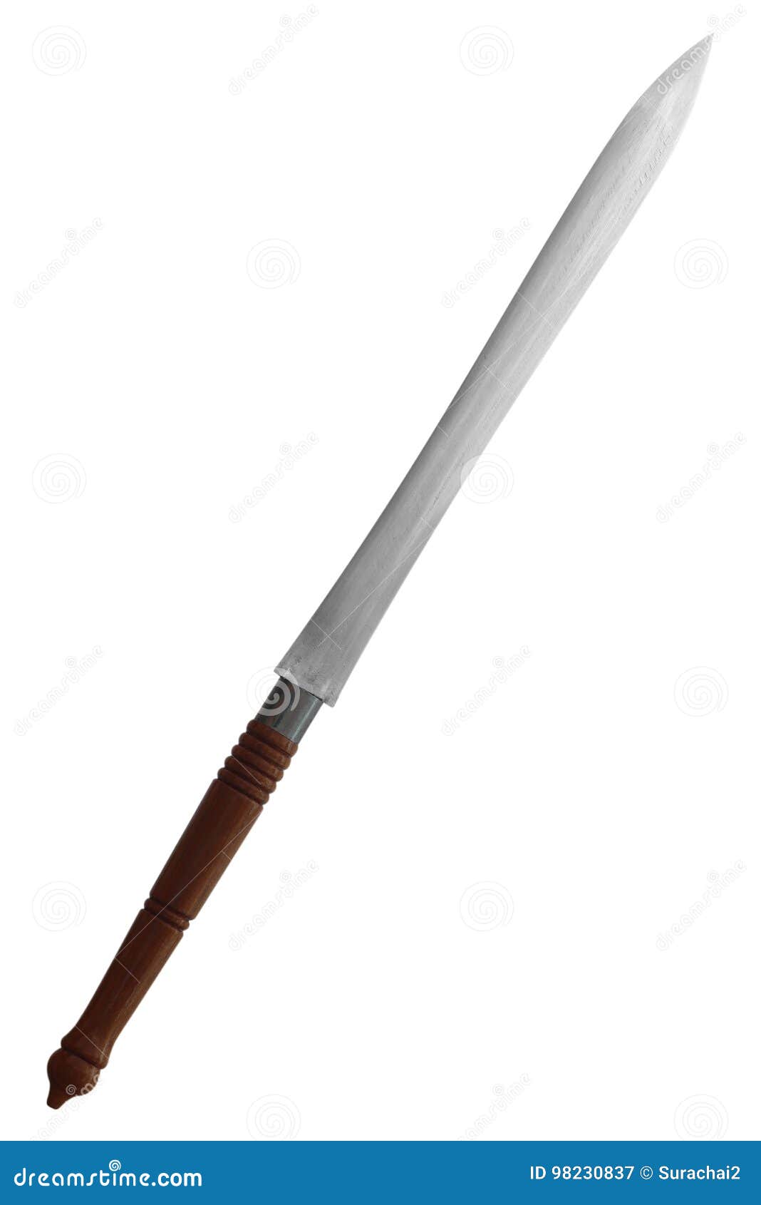 Sword Isolated on White Background Stock Image - Image of sabre ...