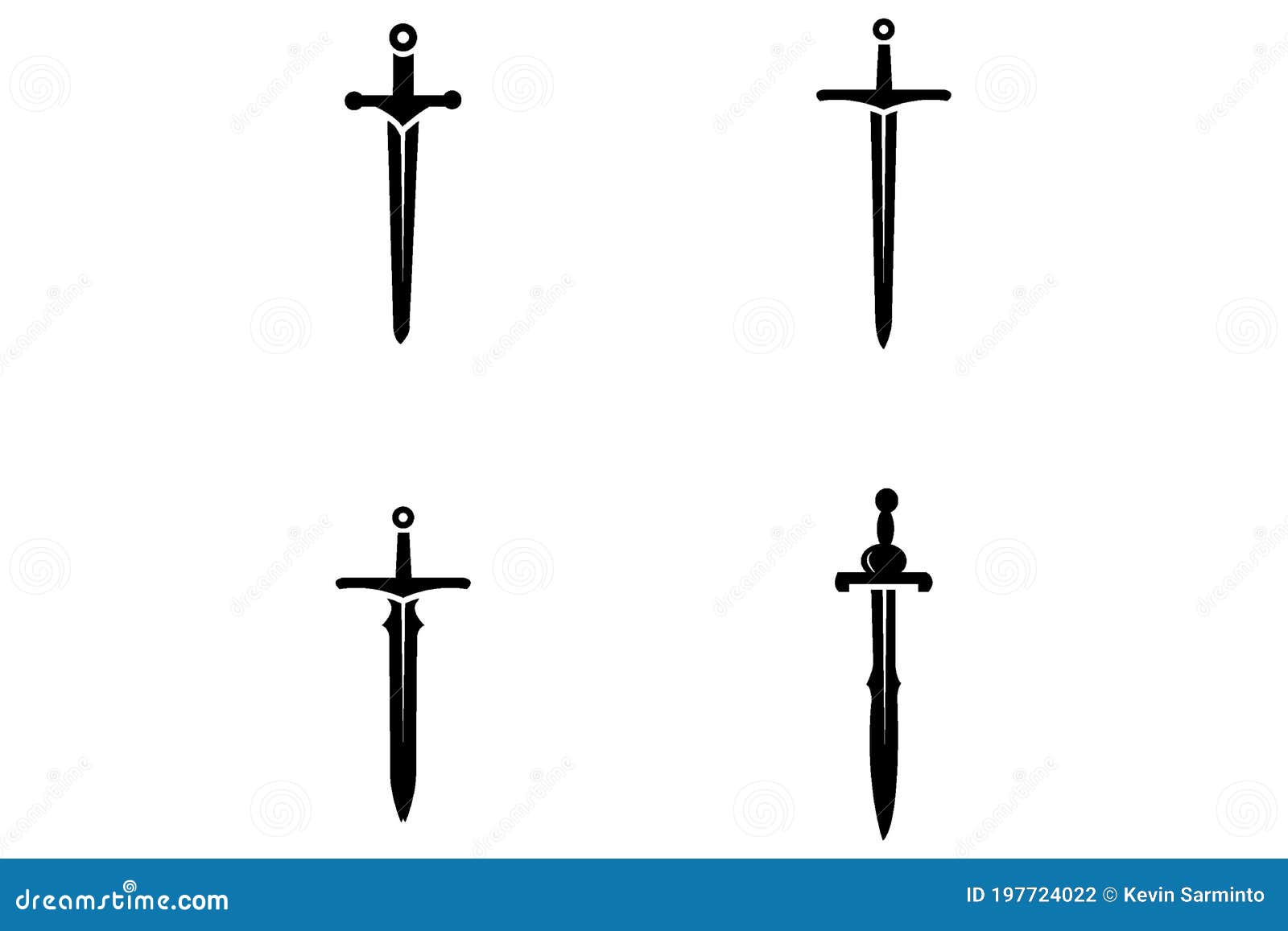 Sword logo vector stock vector. Illustration of modern - 197724022