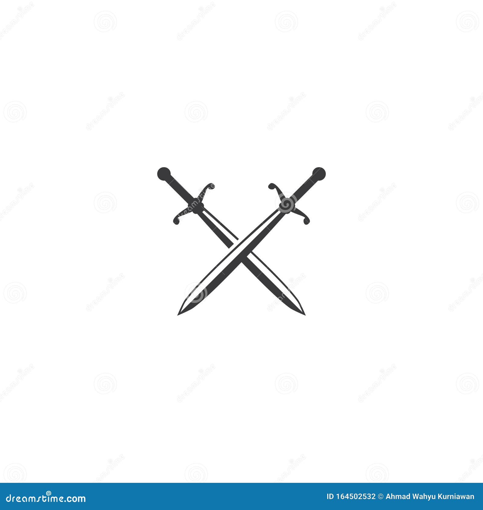 Sword logo stock vector. Illustration of foundation - 164502532