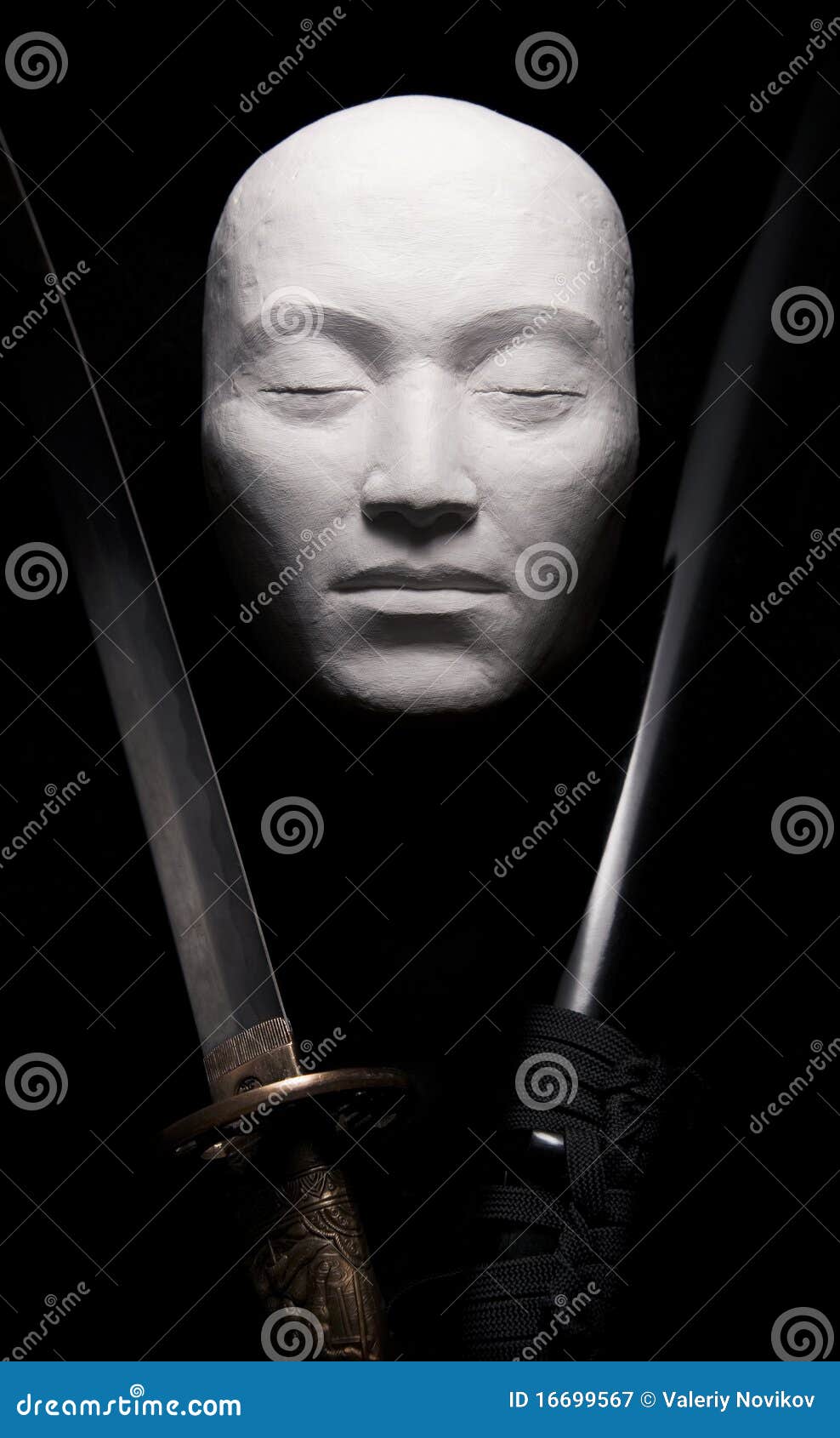 Sword and mask stock image. Image of japanese, sheath - 16699567