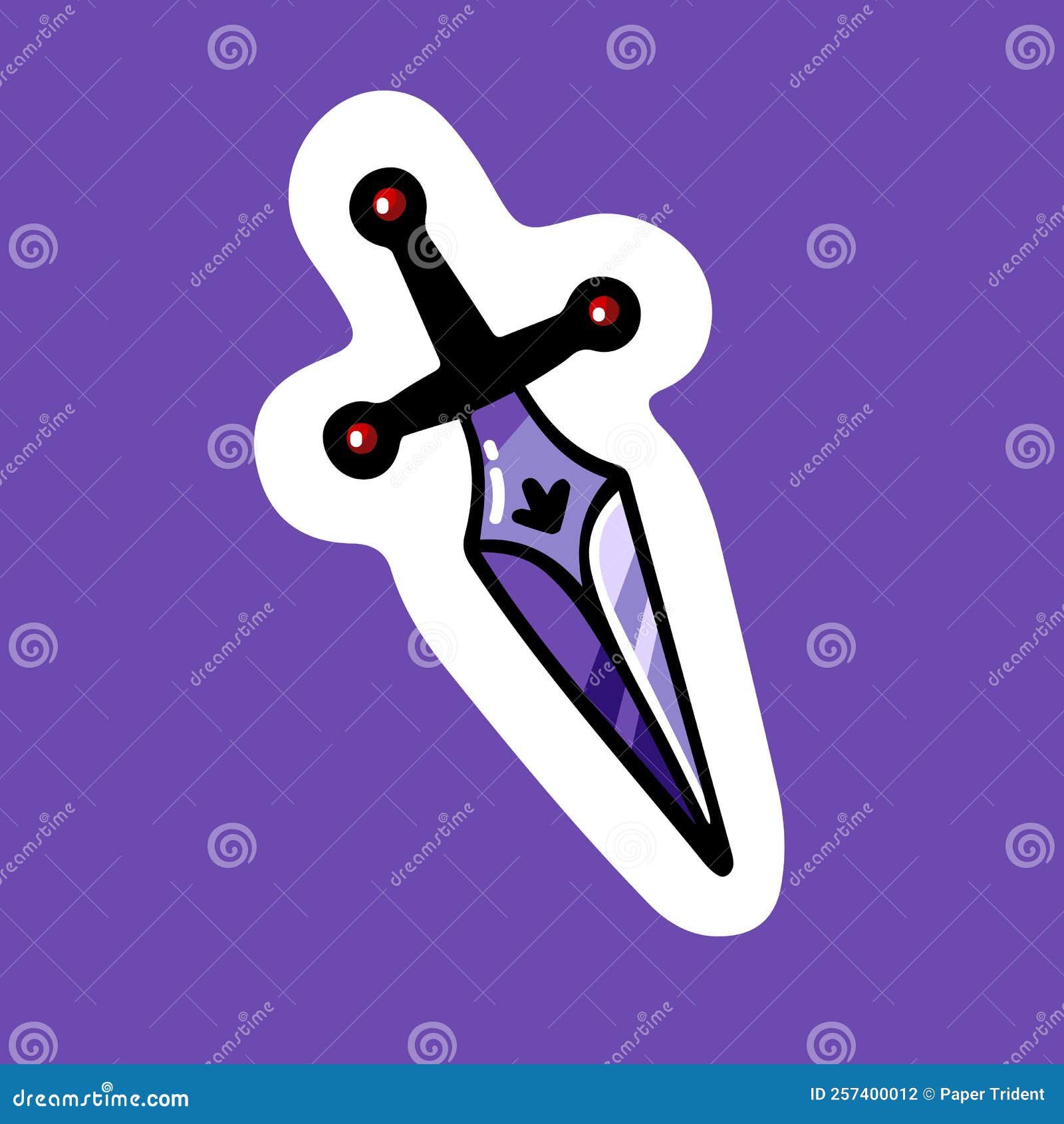 Sword, Medieval Knights Weapon. Halloween Metal Dagger with Sharp Blade ...