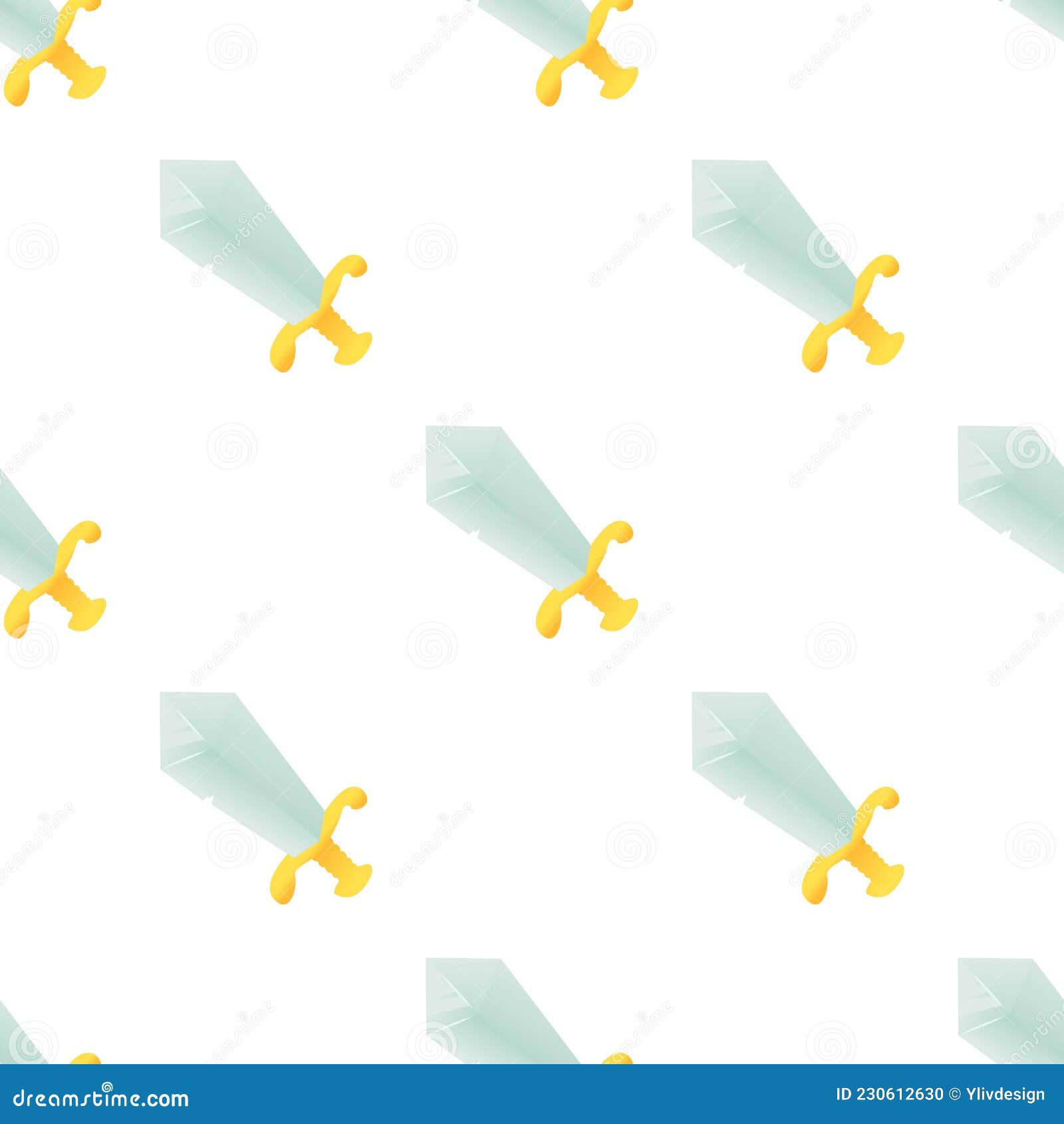 Sword Pattern Seamless Vector Stock Vector - Illustration of military ...