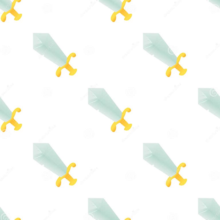 Sword Pattern Seamless Vector Stock Vector - Illustration of military ...