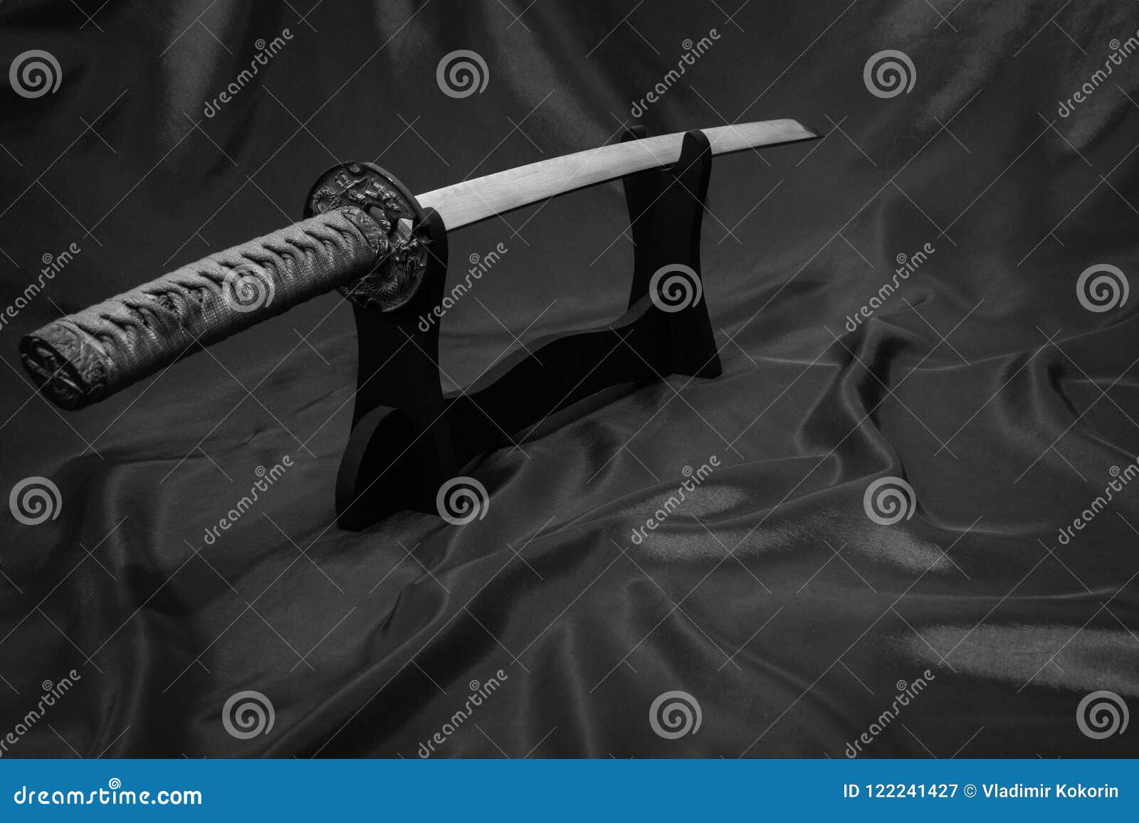 Sword of the Samurai. Medieval Japanese Weapons Stock Image - Image of ...