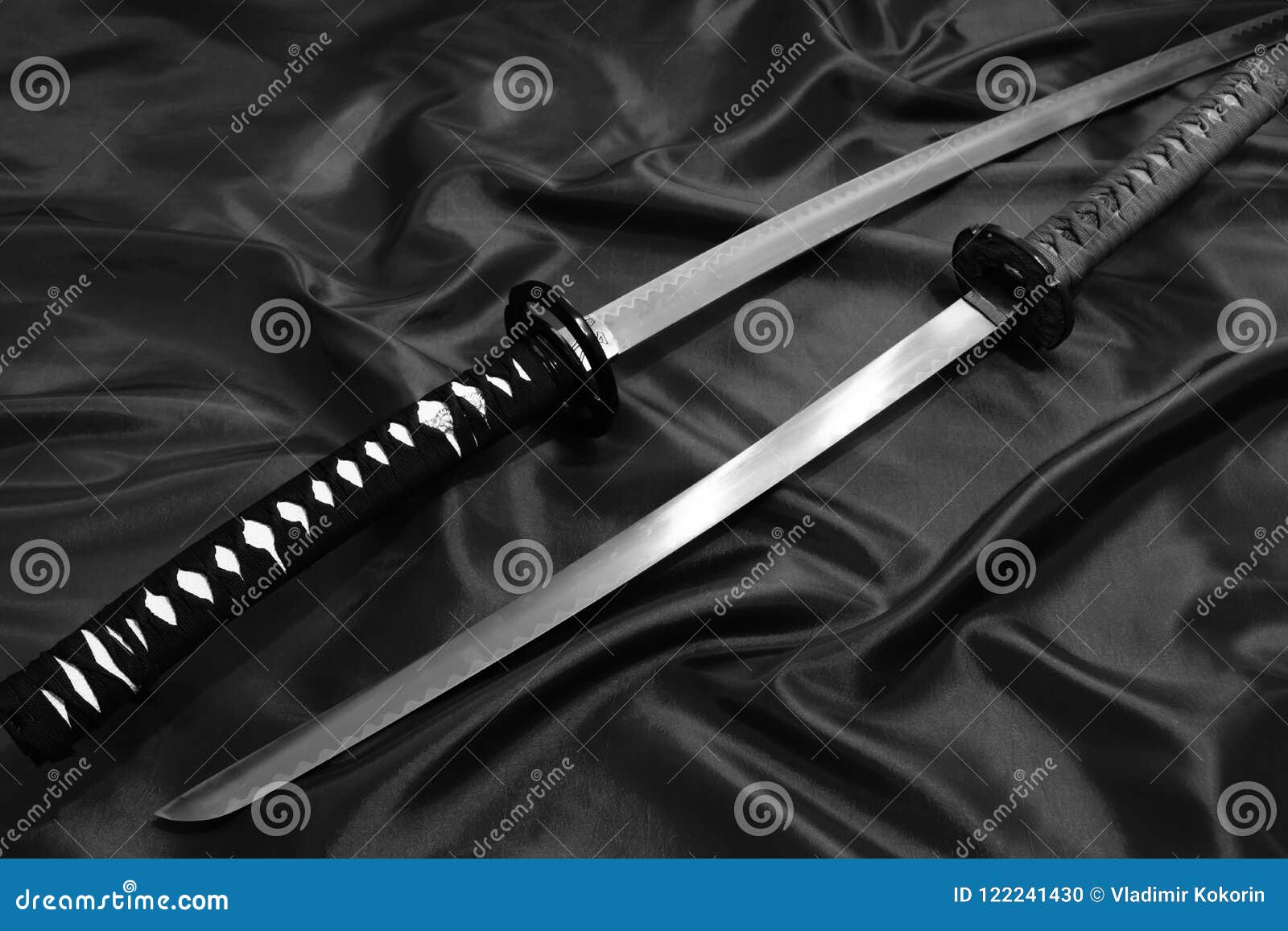 Sword of the Samurai. Medieval Japanese Weapons Stock Photo - Image of ...