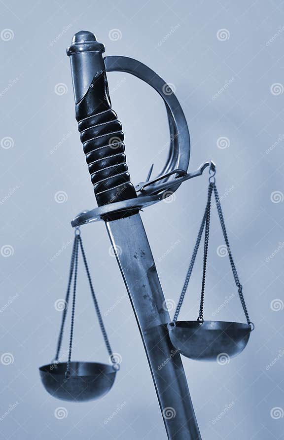 Sword scales of justice stock photo. Image of judgment - 45088290