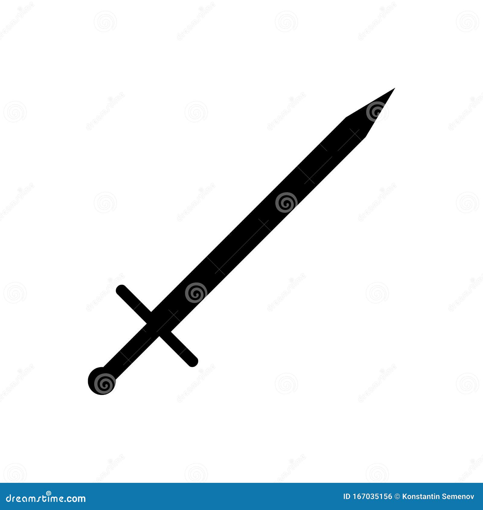 Sword sign icon stock illustration. Illustration of military - 167035156