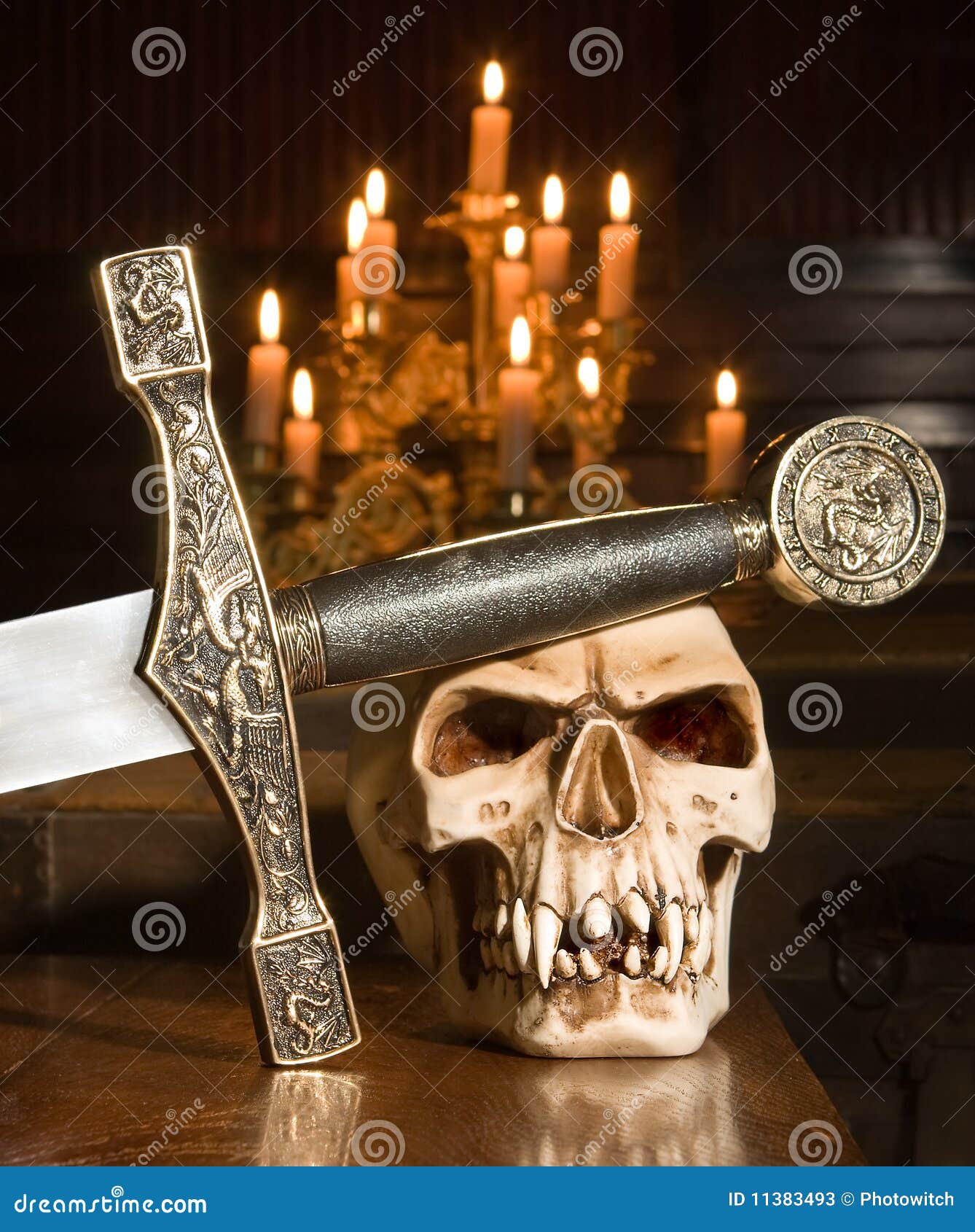 Sword and skull stock image. Image of head, dark, dead - 11383493