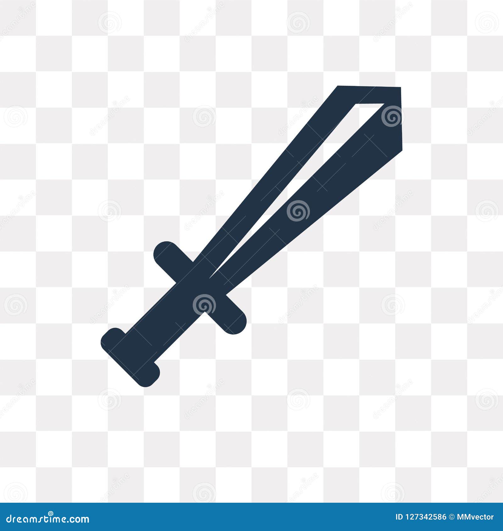 Sword Vector Icon Isolated On Transparent Background, Sword Tra ...