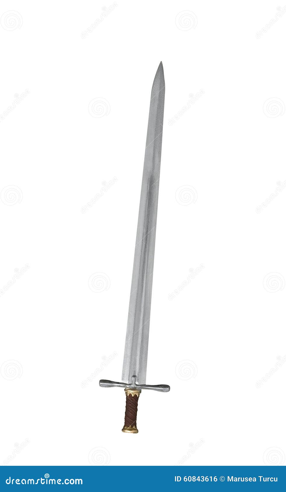 Sword on white stock photo. Image of knife, antique, object - 60843616