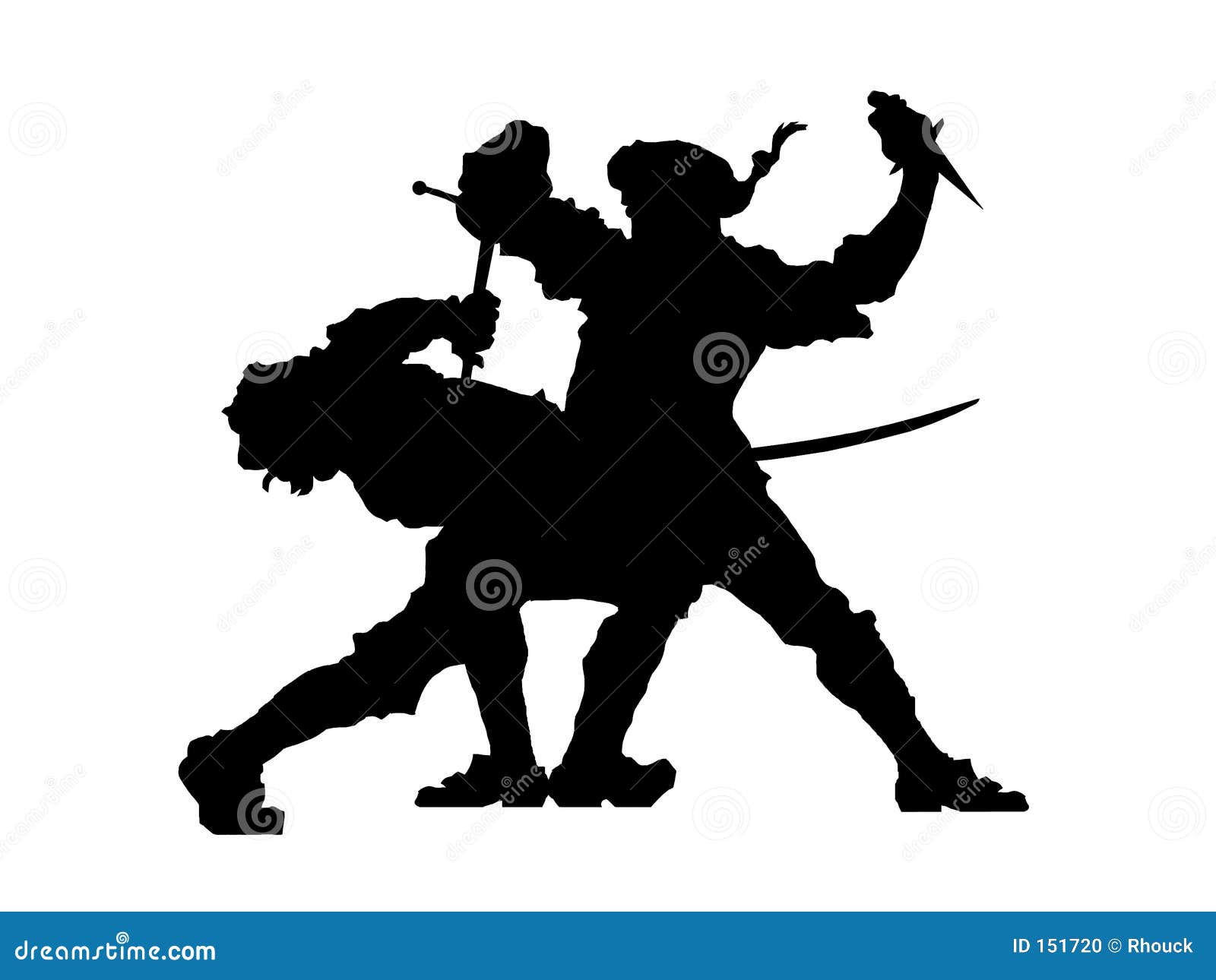 Swordfight stock illustration. Illustration of fight, death - 151720