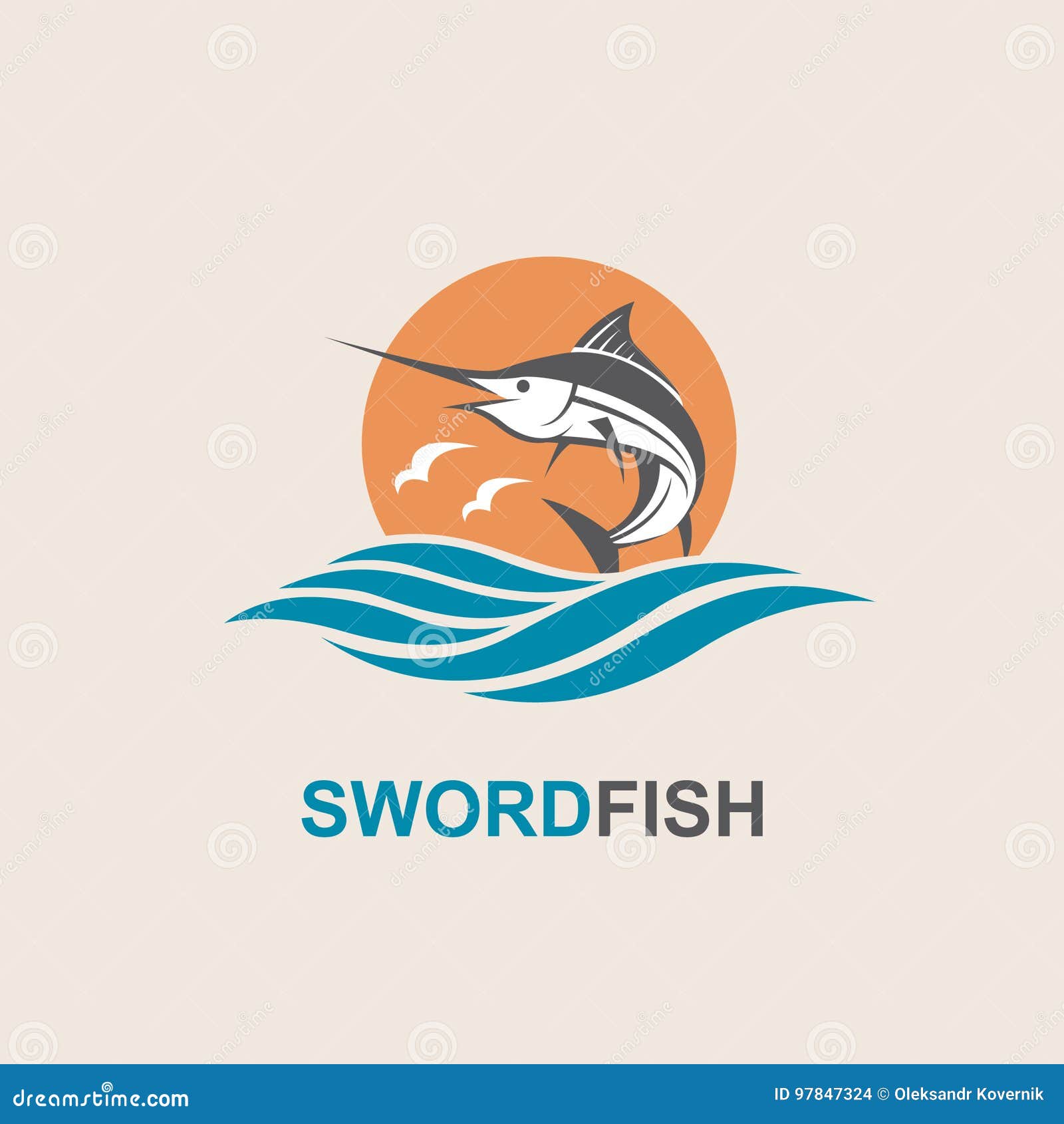 Swordfish for Fishing Design Stock Vector - Illustration of sailfish ...